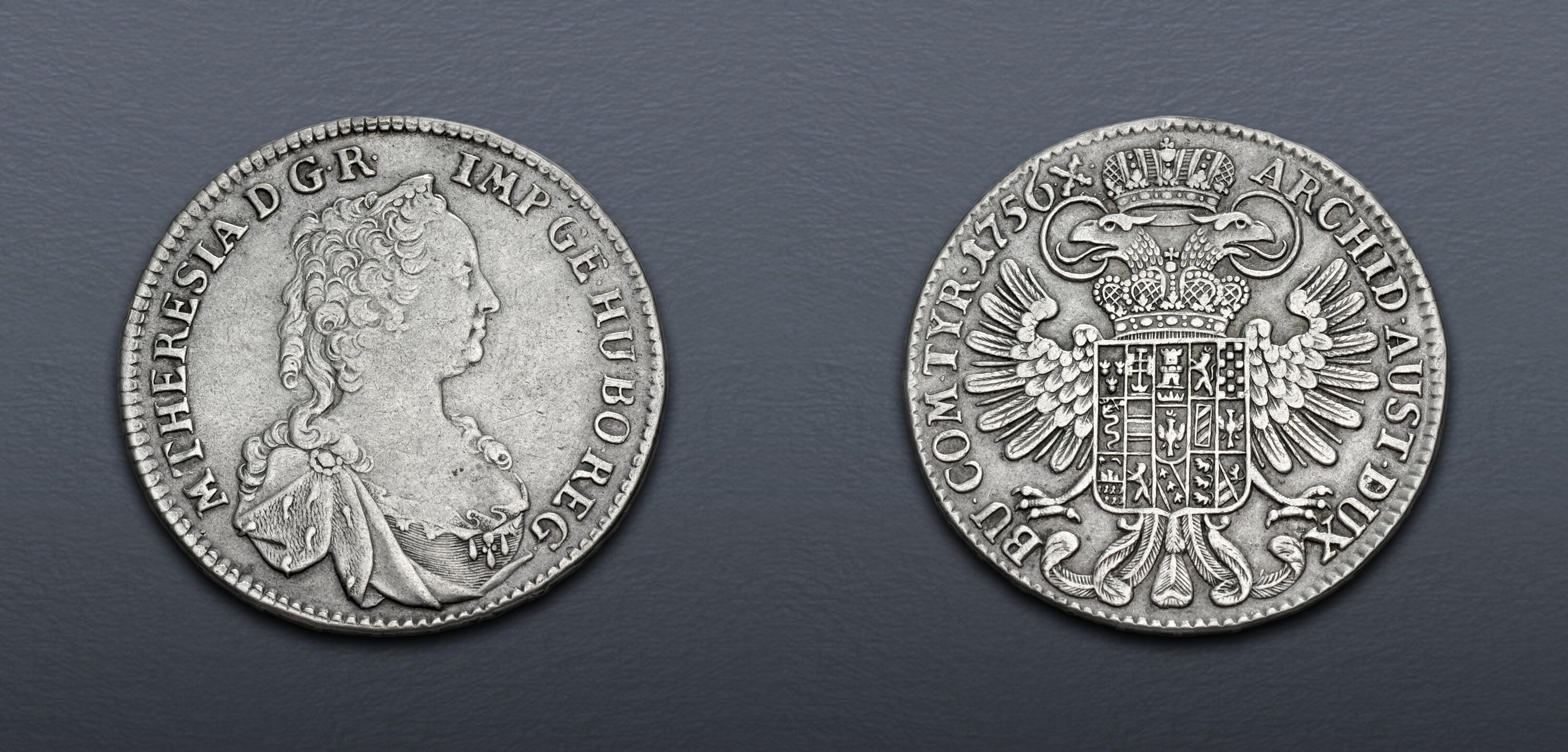 AUSTRIA, Holy Roman Empire. Maria Theresia. Empress, 1740-1780. AR ...