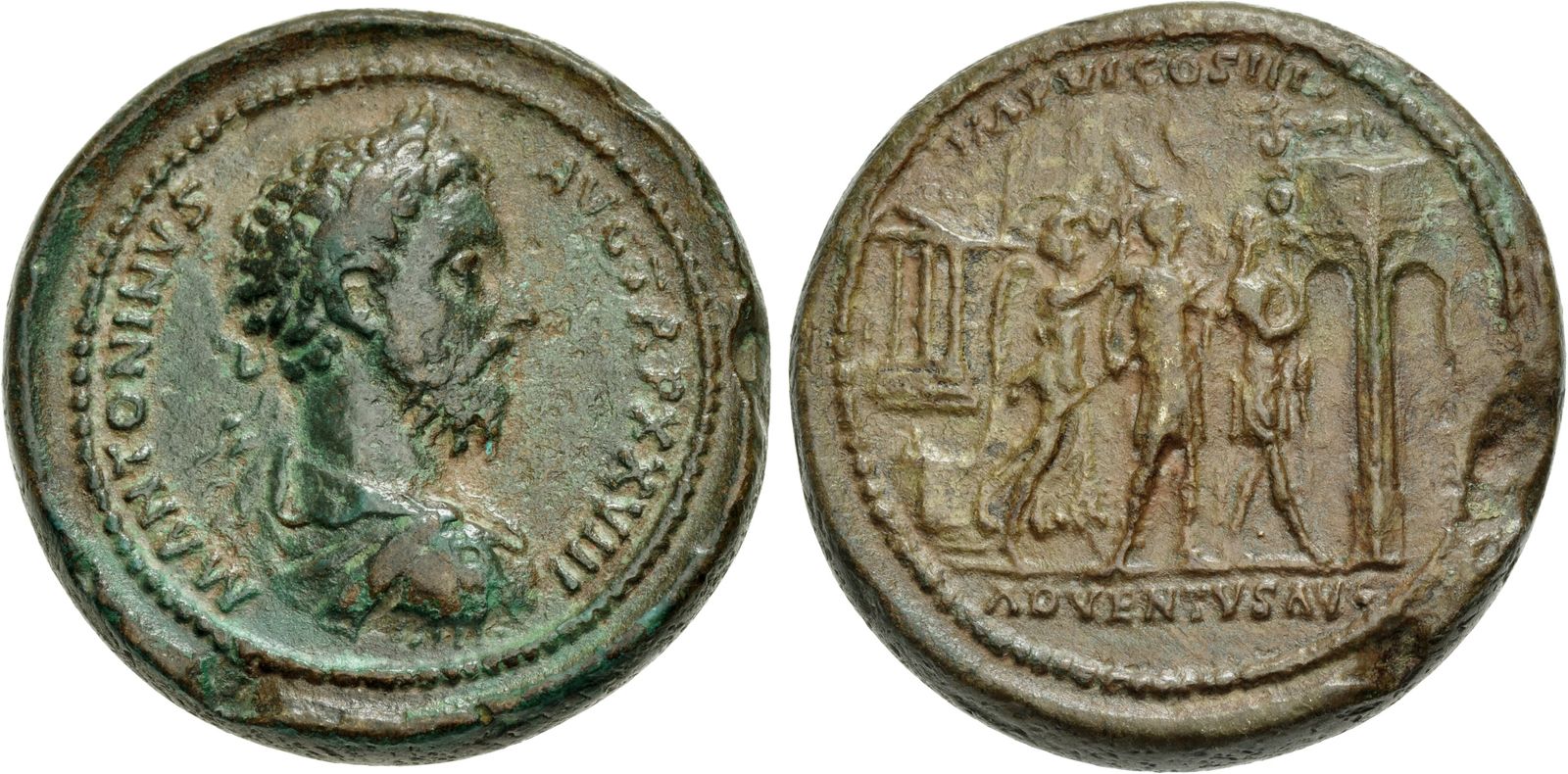 Marcus Aurelius. AD 161-180. Æ Medallion (39.5mm, 54.03 g, 12h). Rome ...