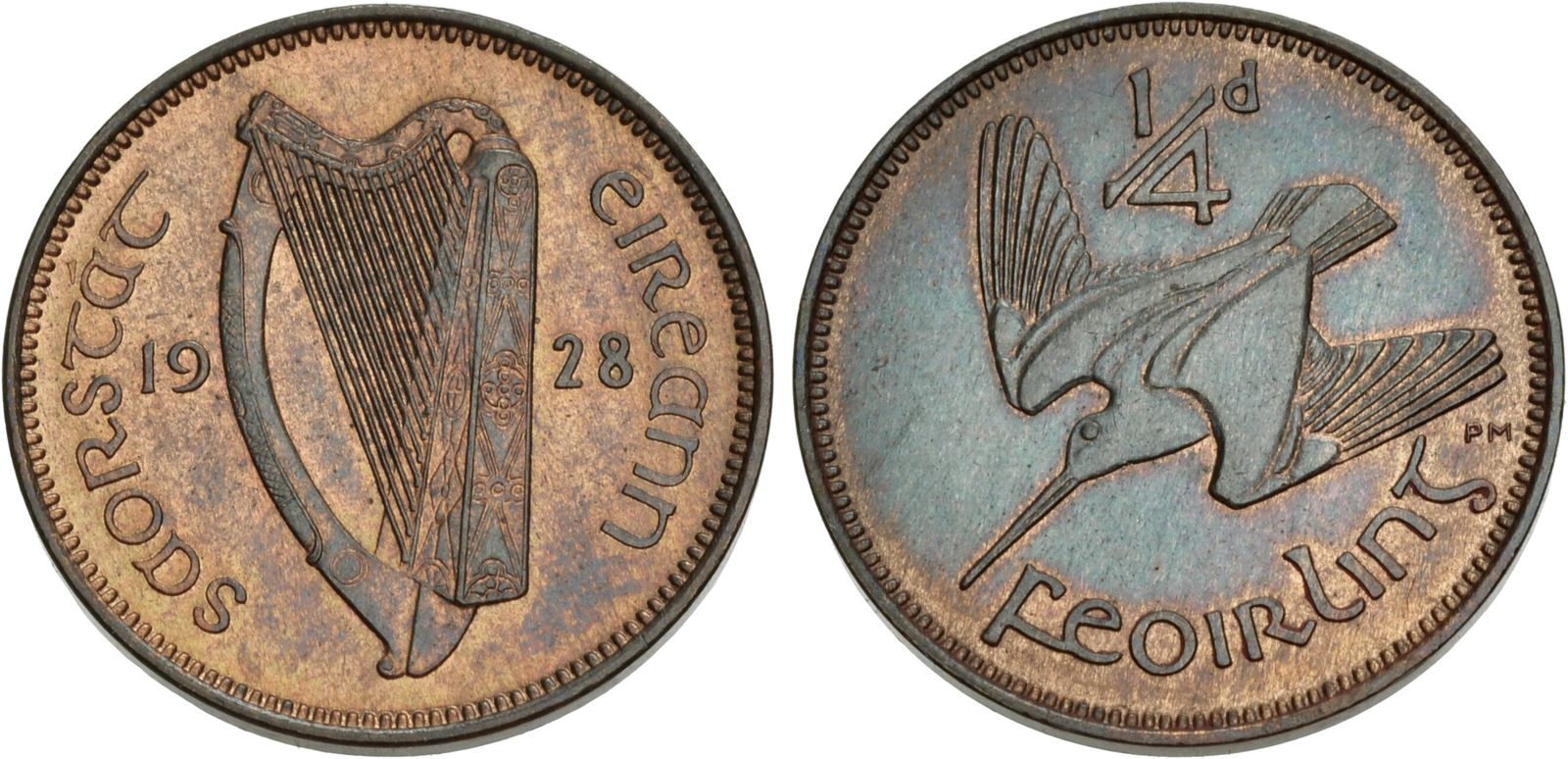 IRELAND, Irish Free State. 1922-1937. Proof Set. London mint. Dated ...