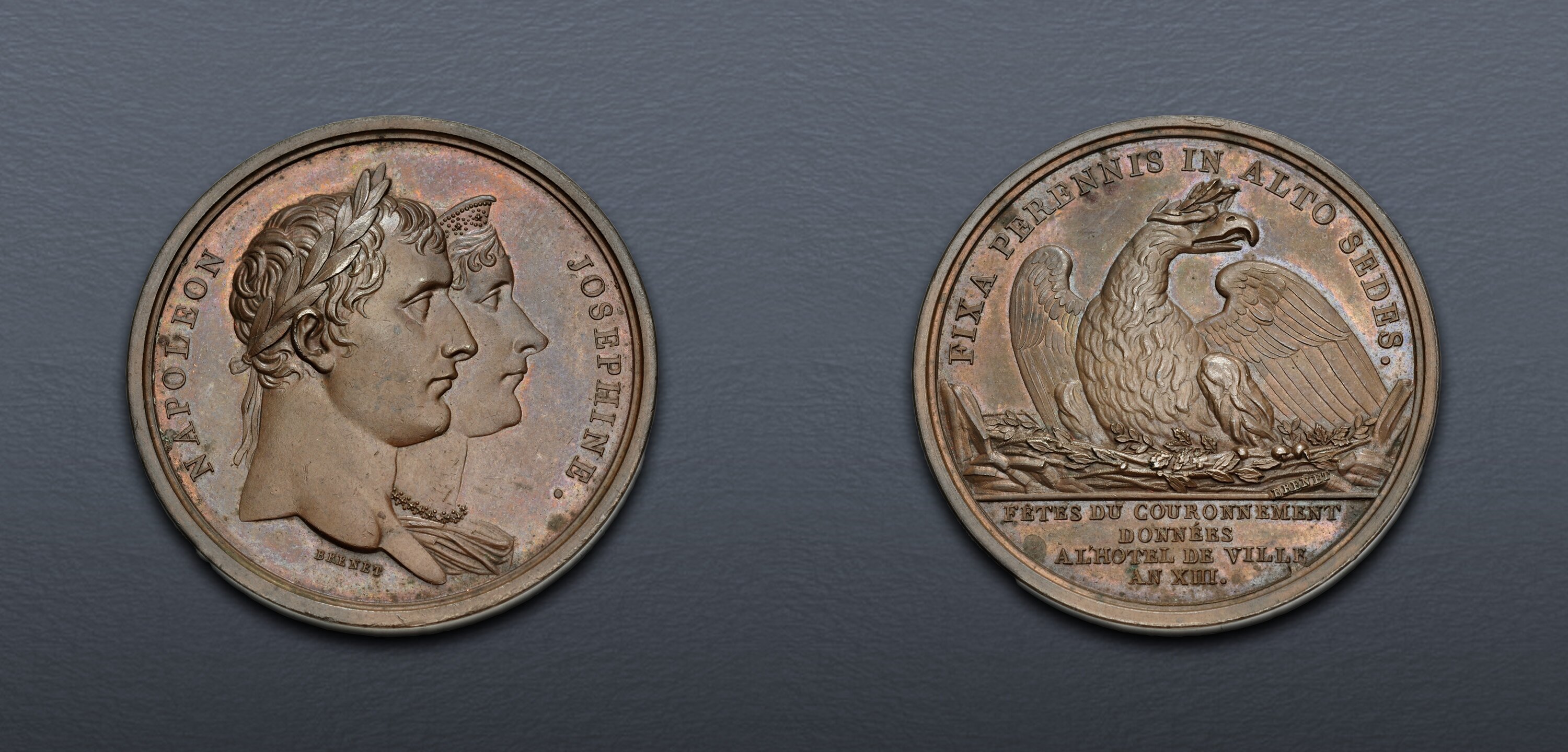 FRANCE, First Empire. Napoléon I, with Josephine. 1804-1814. Æ Medal ...
