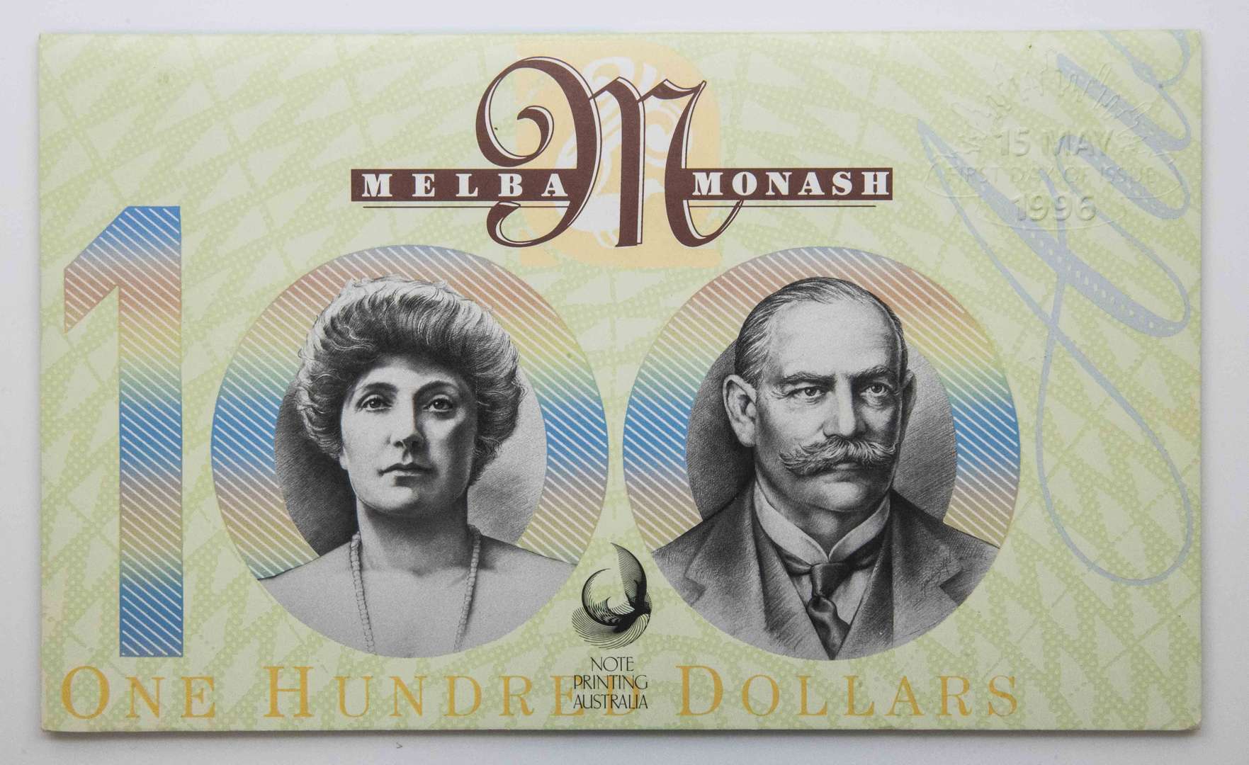 Folders One Hundred Dollars 1996 first/last folder | Downies Collectables