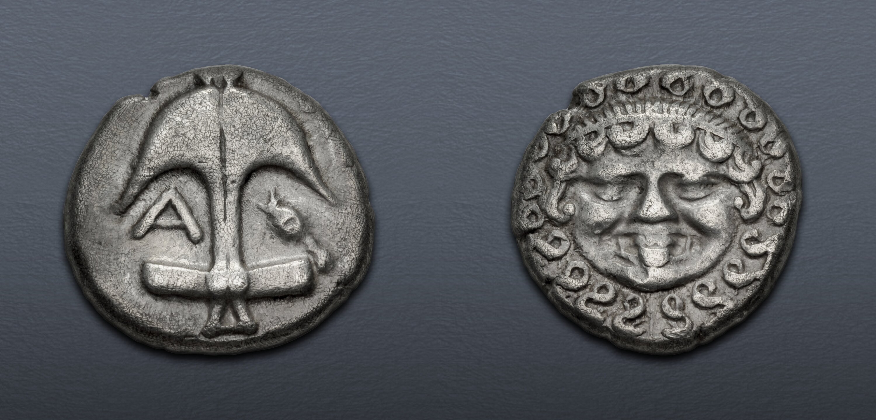 THRACE, Apollonia Pontika. Circa 480/78-450 BC. AR Drachm (14mm, 3.27 g ...