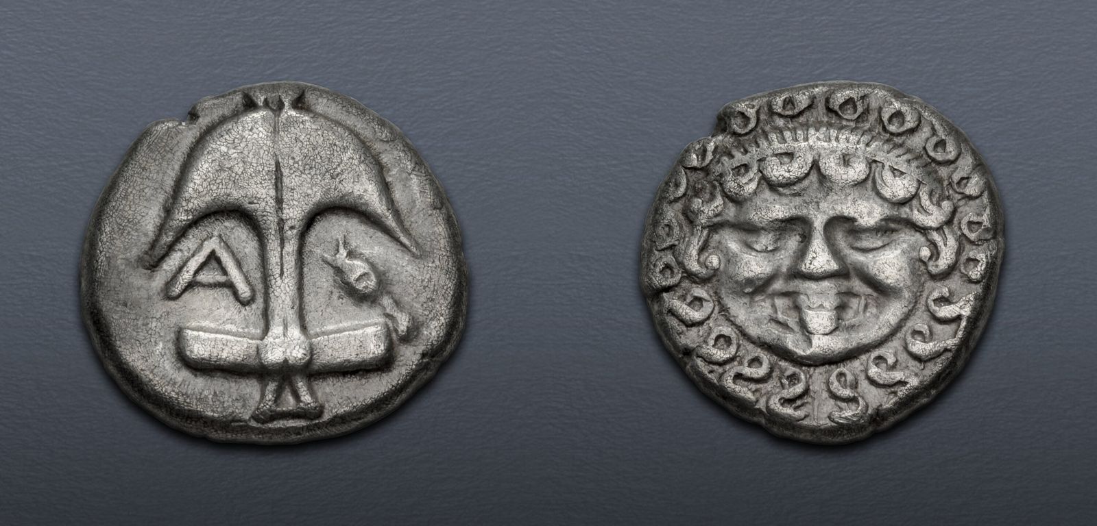 THRACE, Apollonia Pontika. Circa 480/78-450 BC. AR Drachm (14mm, 3.27 g ...