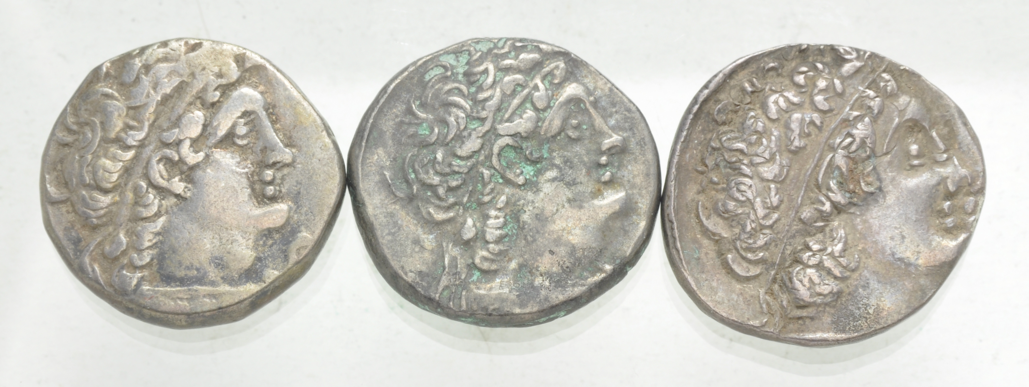GREEK. Egypt & North Africa. Lot of three (3) Ptolemaic AR Tetradrachms ...