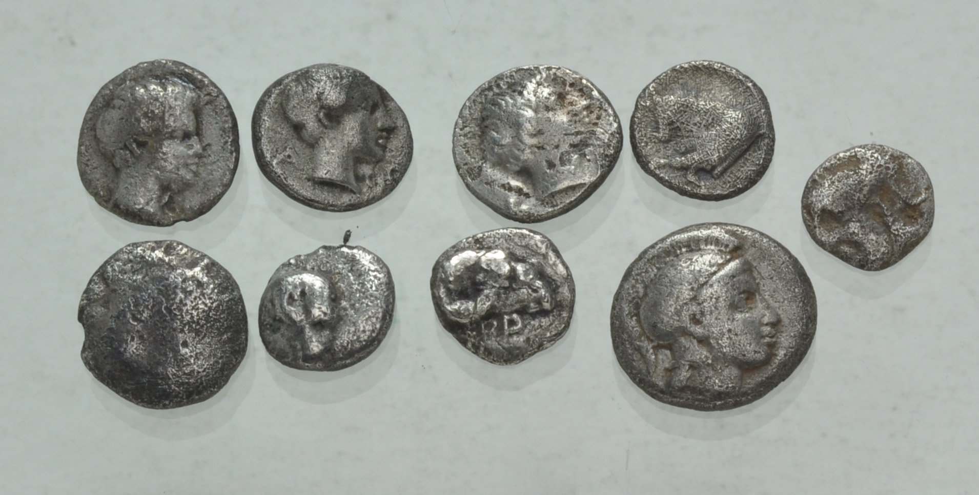 GREEK. Asia Minor. Lot of nine (9) AR Fractions. | Classical Numismatic ...