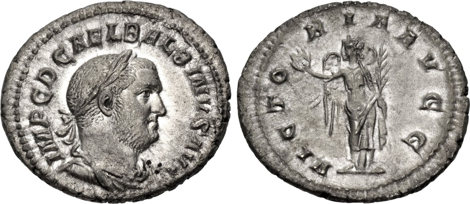 Balbinus. AD 238. AR Denarius (20mm, 2.89 g, 6h). Rome mint. 1st ...