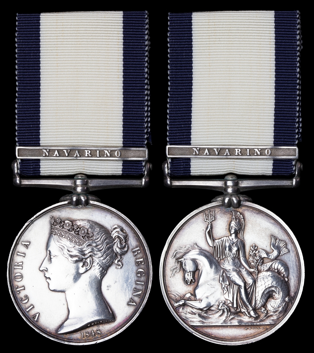 Naval General Service 1793-1840, 1 clasp, Navarino (William Organ) some ...