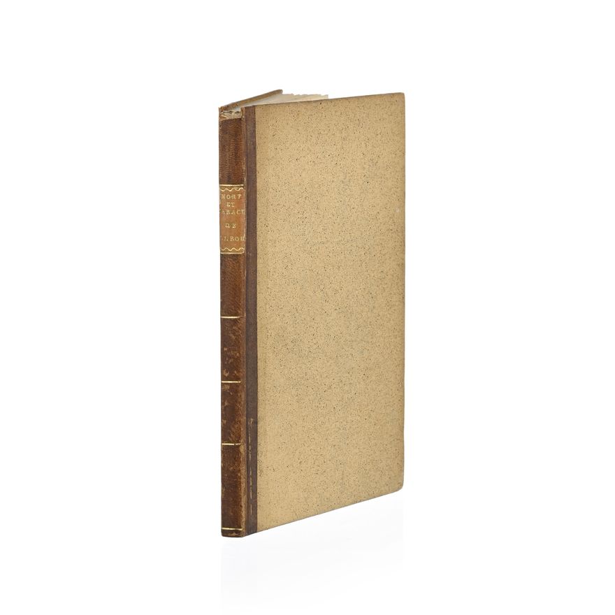[ROUSSEAU]. LE BEGUE DE PRESLE. Relation ou notice des derniers jours ...