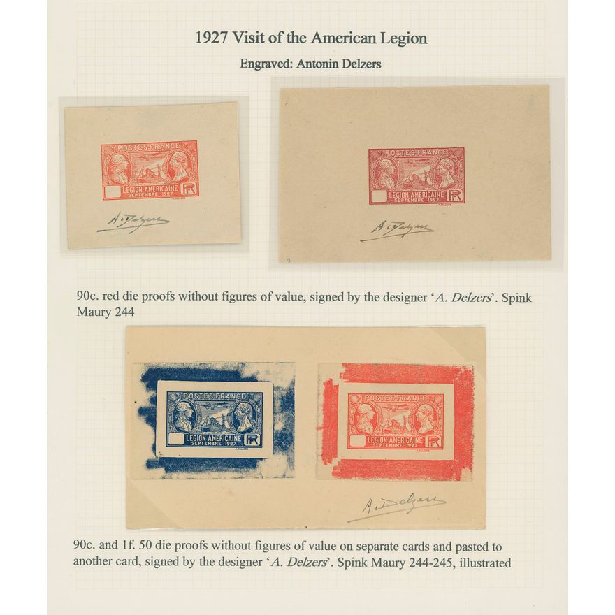 France 1927 Visit of the American Legion, a superb collection written ...