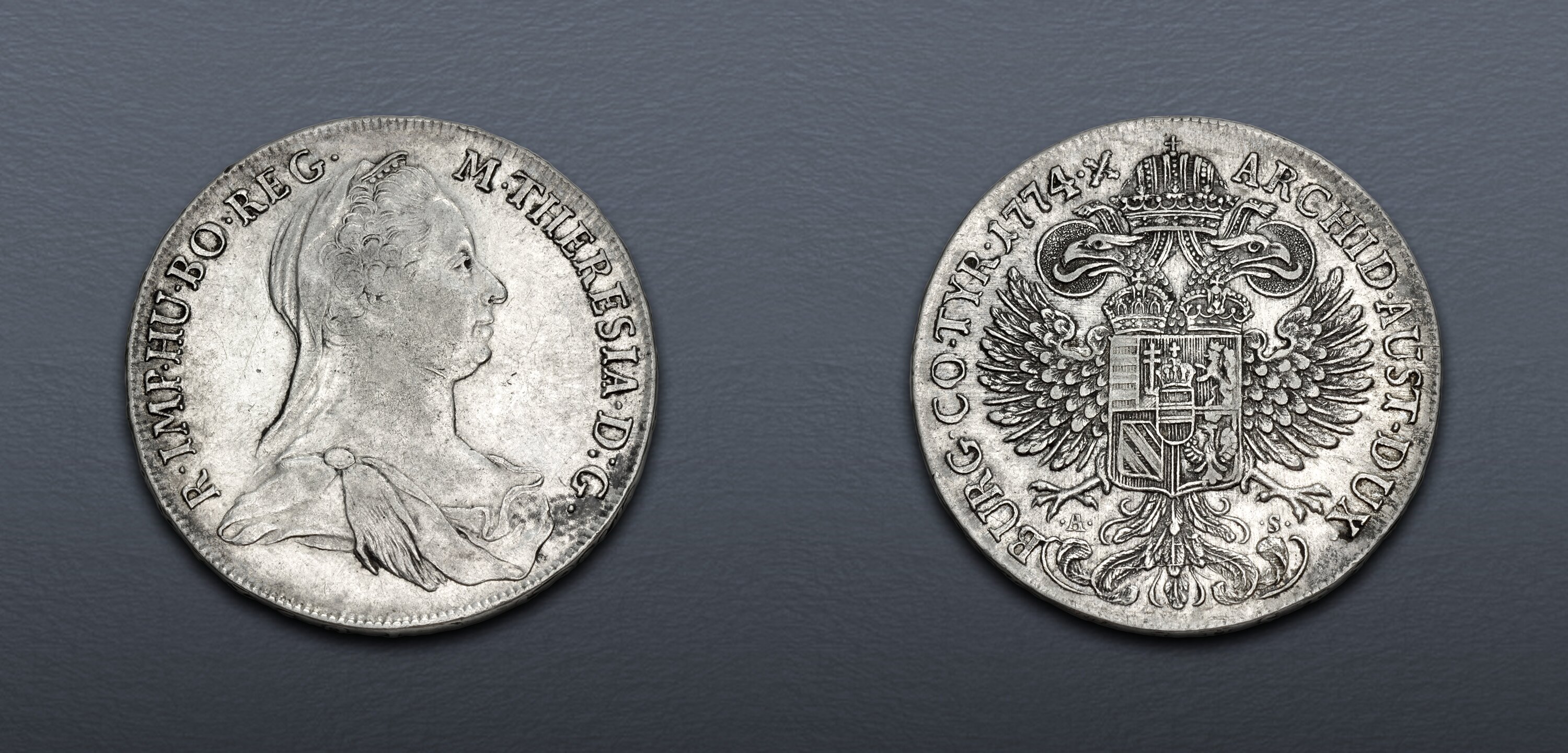 AUSTRIA, Holy Roman Empire. Maria Theresia. Empress, 1740-1780. AR ...