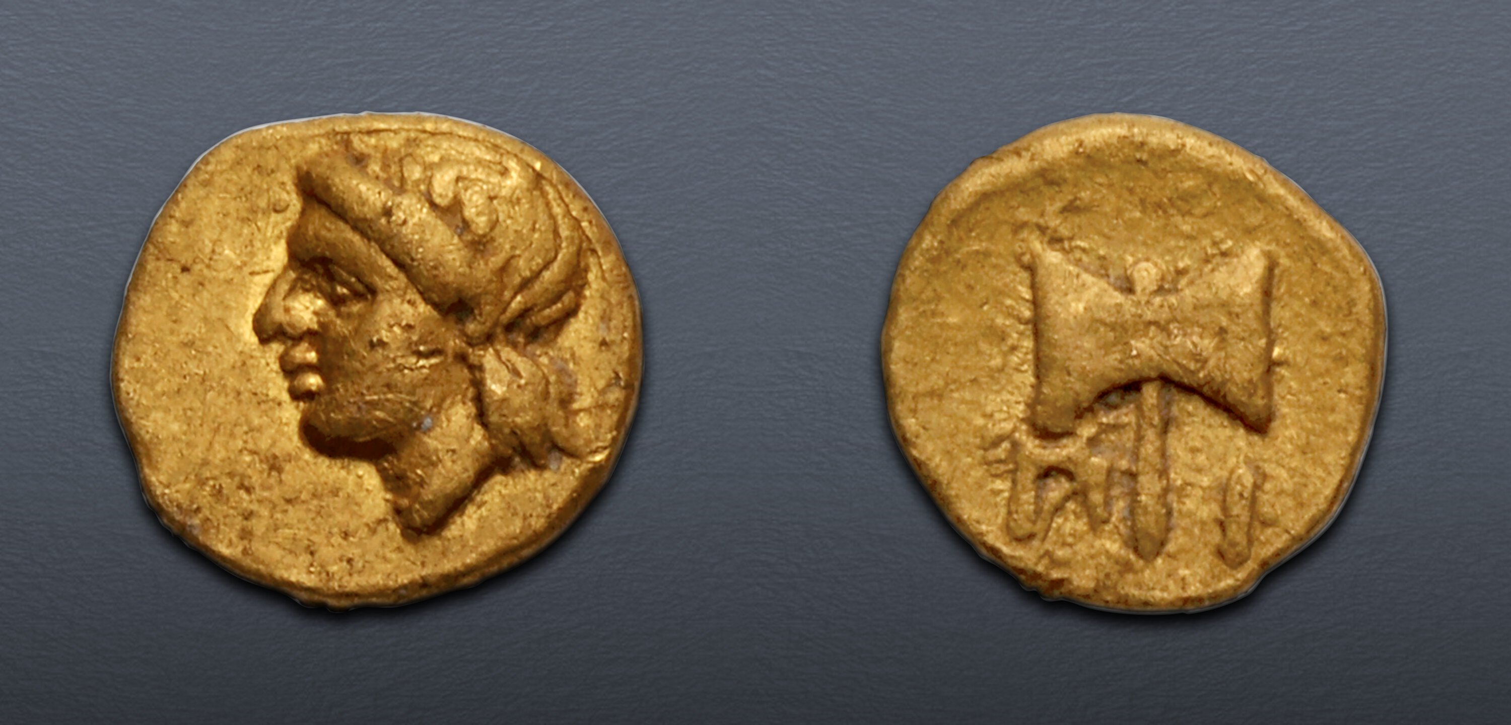 SATRAPS of CARIA. Pixodaros. Circa 341/0-336/5 BC. AV Twenty-fourth ...