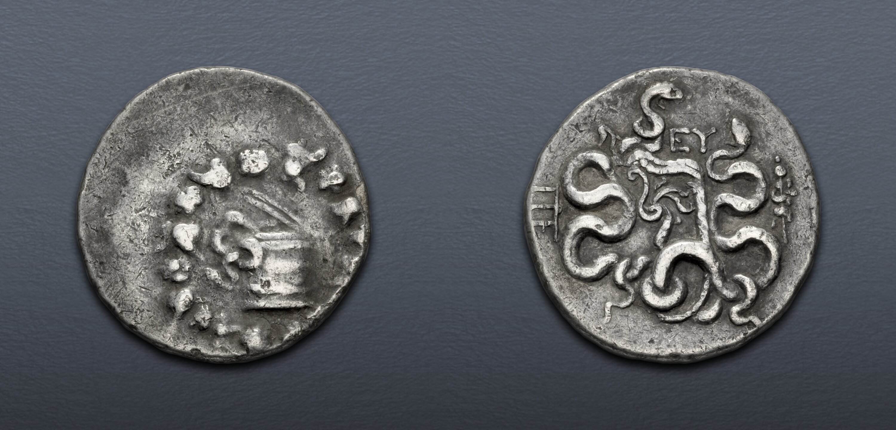 MYSIA, Pergamon. Circa 166-67 BC. AR Tetradrachm (26.5mm, 11.99 g, 11h ...