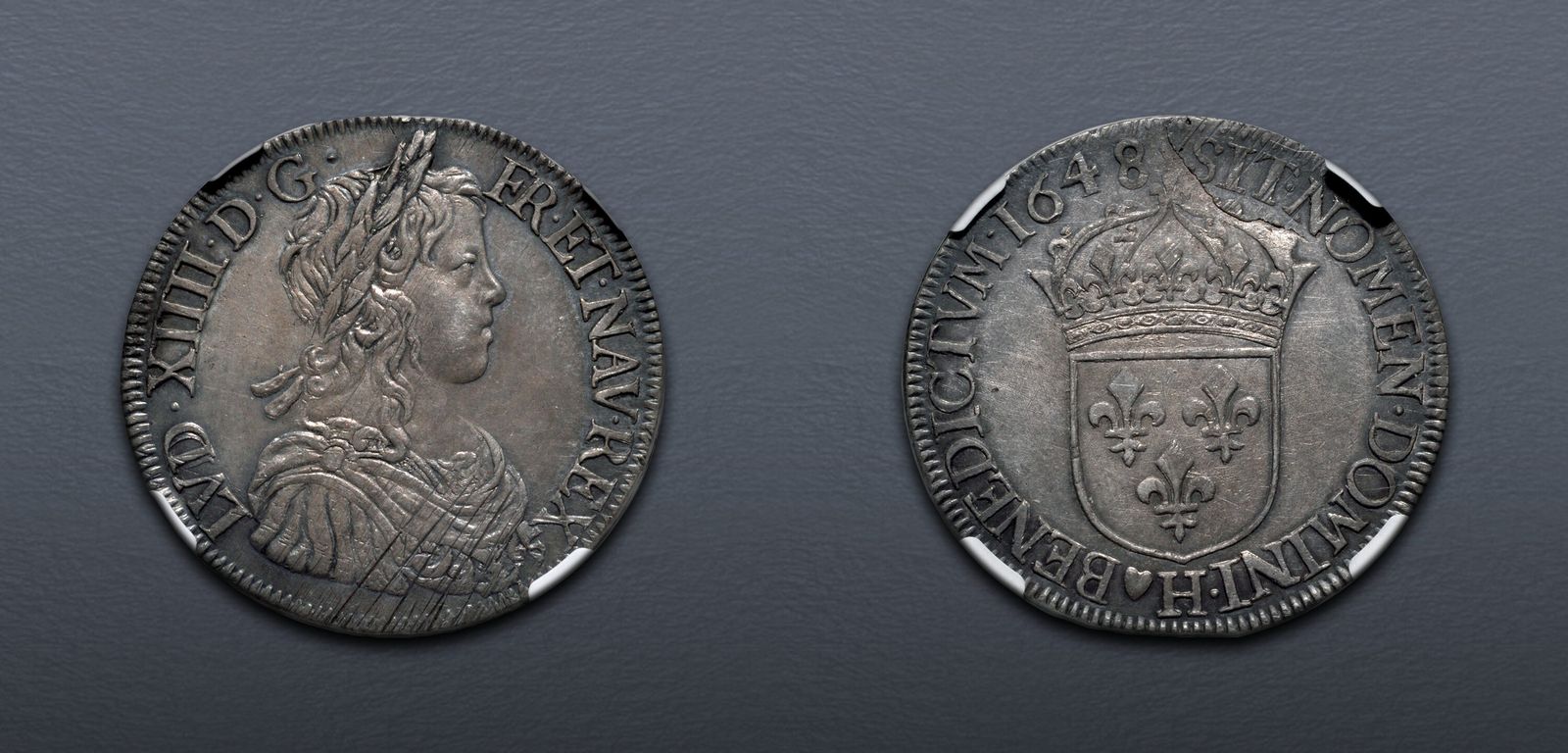 FRANCE, Royal. Louis XIV le Roi Soleil (the Sun King). 1643–1715. AR ...