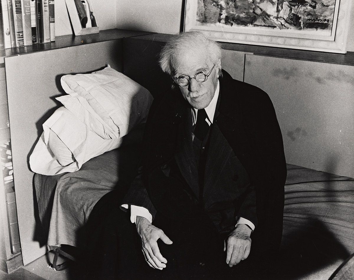 WEEGEE [ARTHUR FELLIG] (1899-1968) Portrait of Alfred Stieglitz at An ...