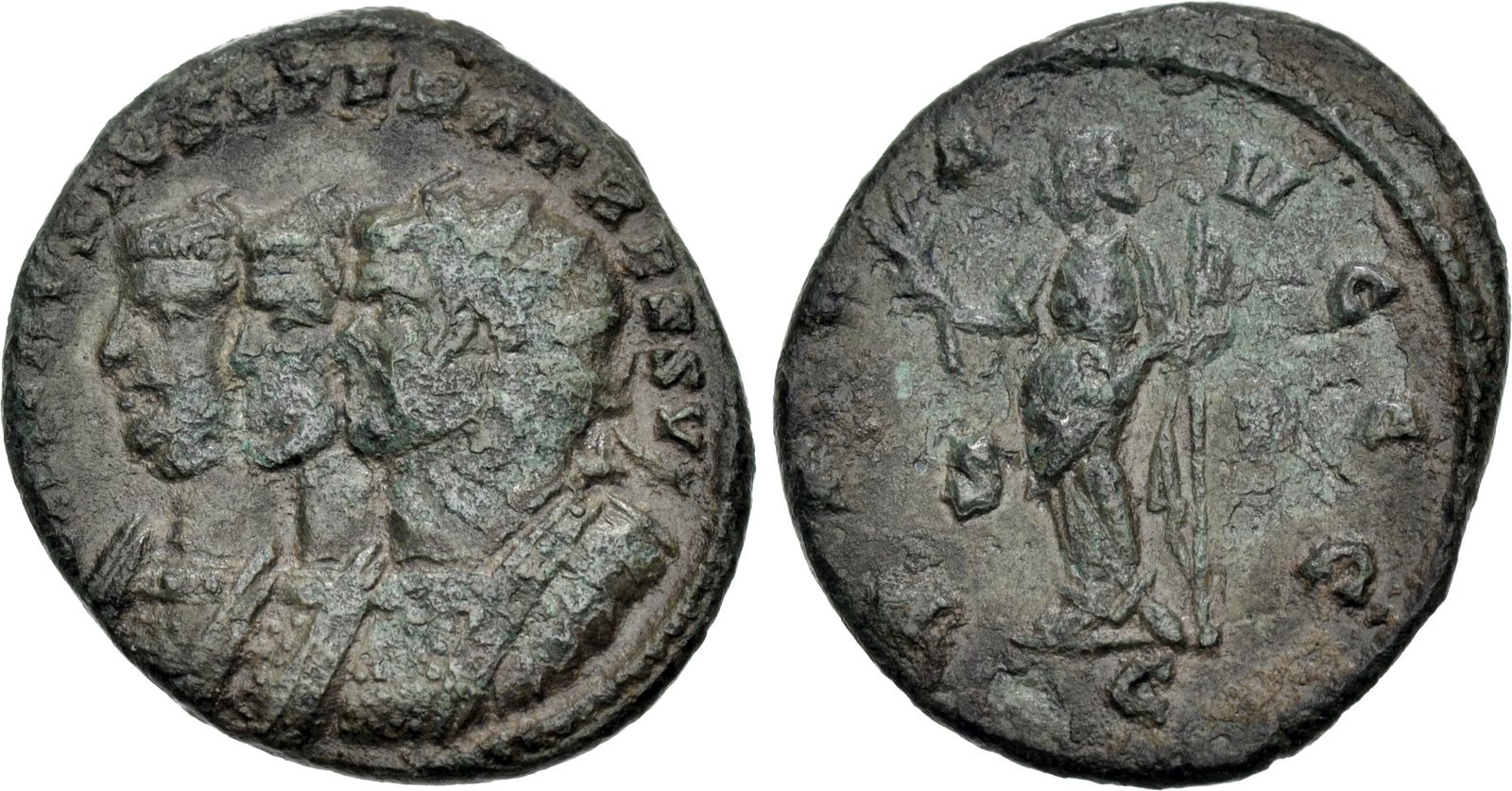 Carausius. Romano-British Emperor, AD 286-293. Antoninianus (20.5mm, 4. ...