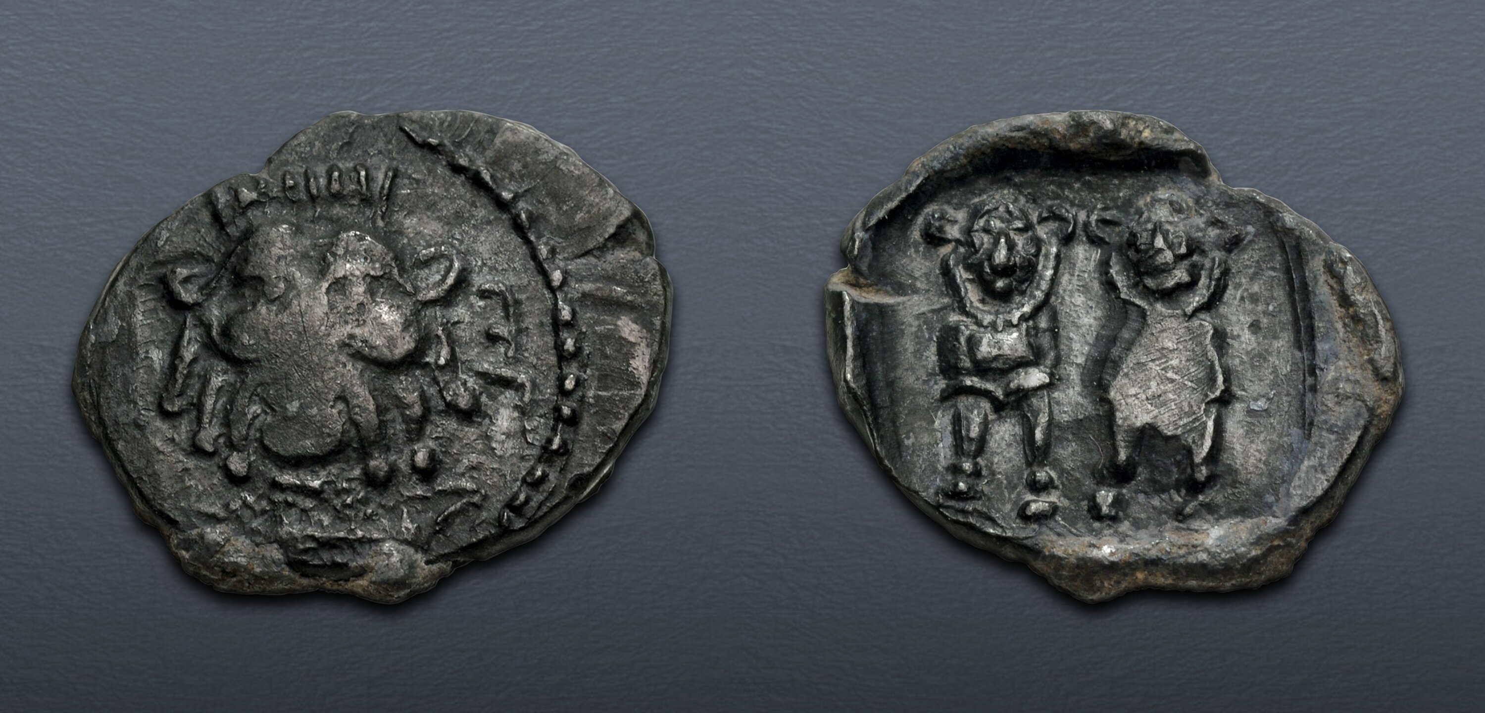 SAMARIA, “Middle Levantine” Series. Circa 375-333 BC. AR Obol (11.5mm ...