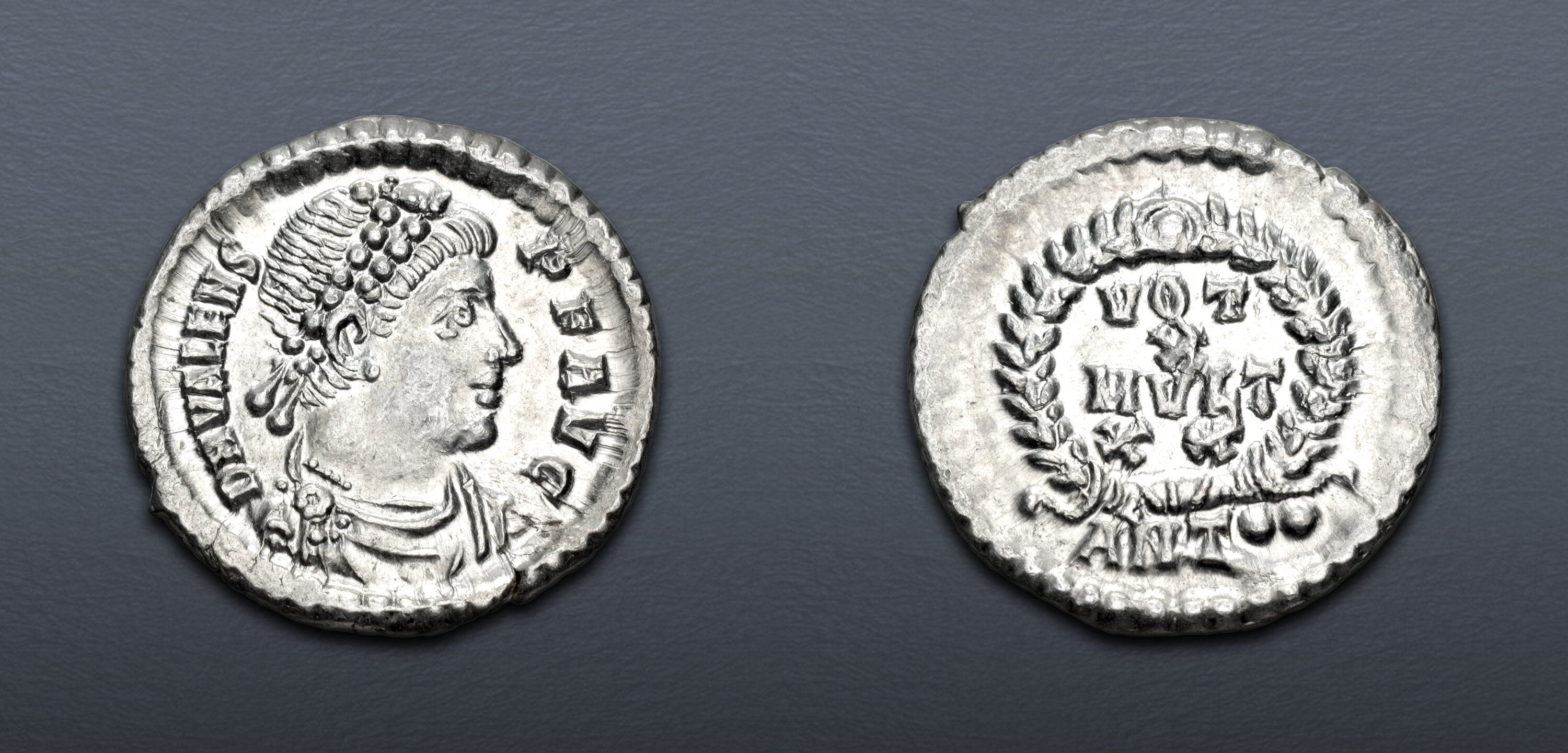 Valens. AD 364-378. AR Siliqua (17.5mm, 1.97 g, 6h). Antioch mint ...