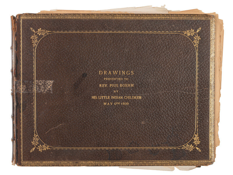 [NATIVE AMERICANA]. \"Drawings Presented to Rev. Pius Boehm by His ...