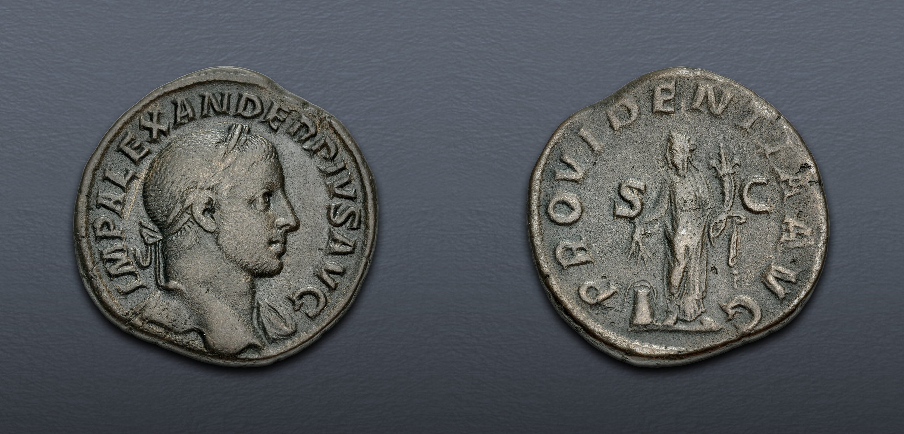 Severus Alexander. AD 222-235. Æ Sestertius (29.5mm, 22.01 g, 12h ...