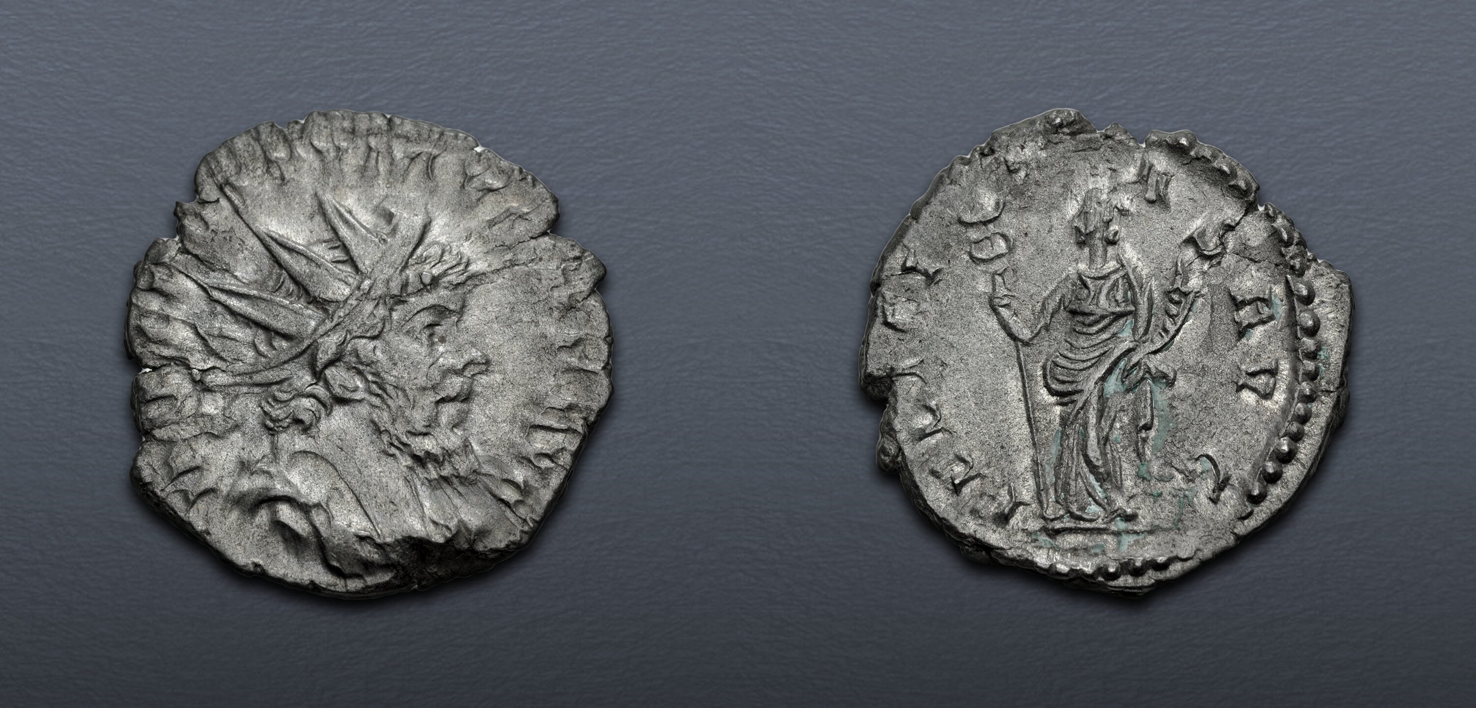 Postumus. Romano-Gallic Emperor, AD 260-269. Antoninianus (20mm, 3.25 g ...