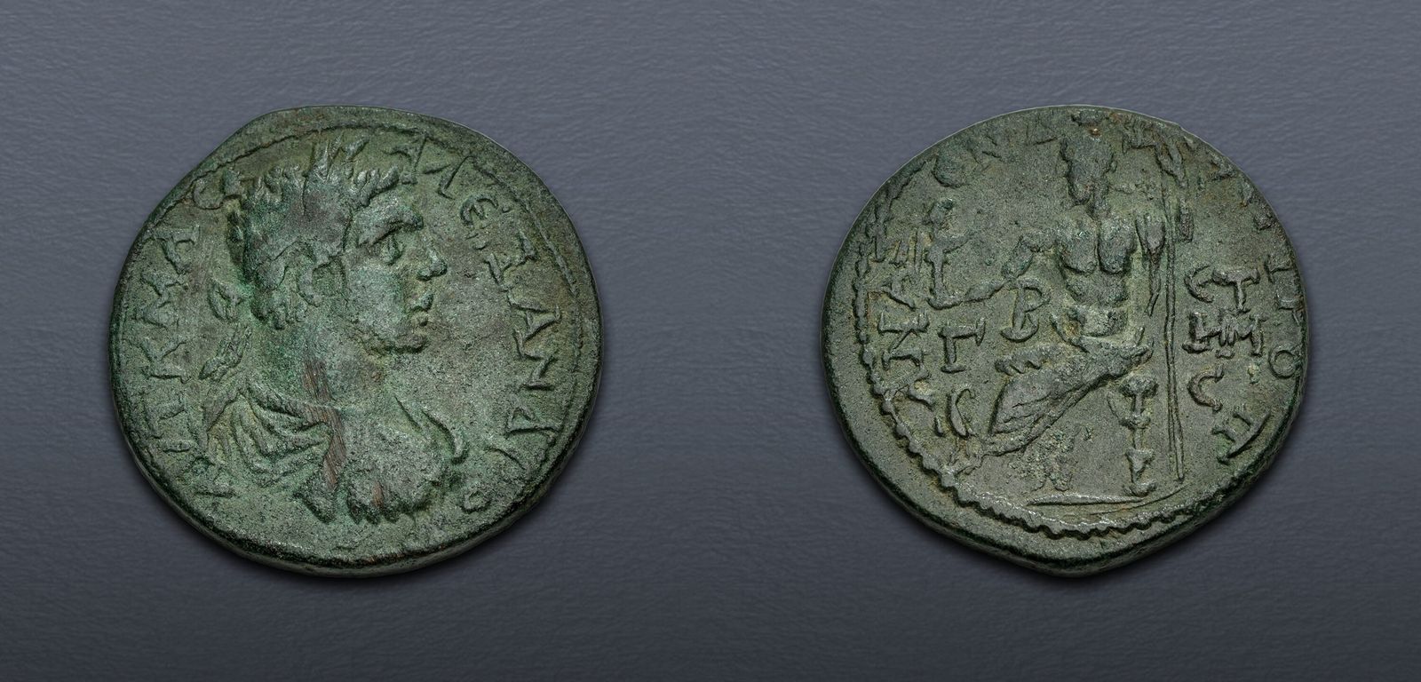 CILICIA, Anazarbus. Severus Alexander. AD 222-235. Æ Hexassarion (33mm ...