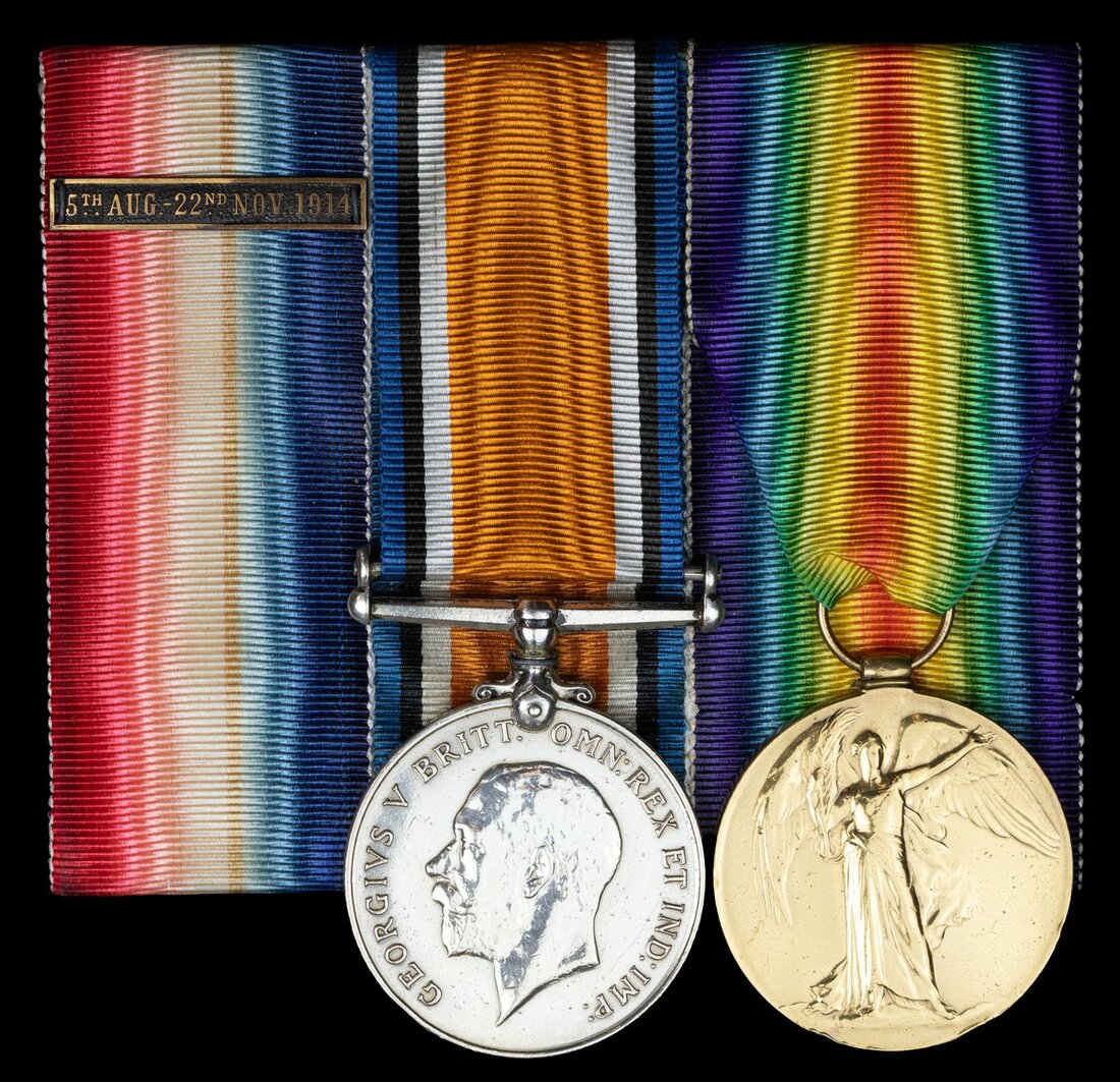 A poignant Great War pair awarded to Lieutenant T. E. 'Tommy' Lawson ...