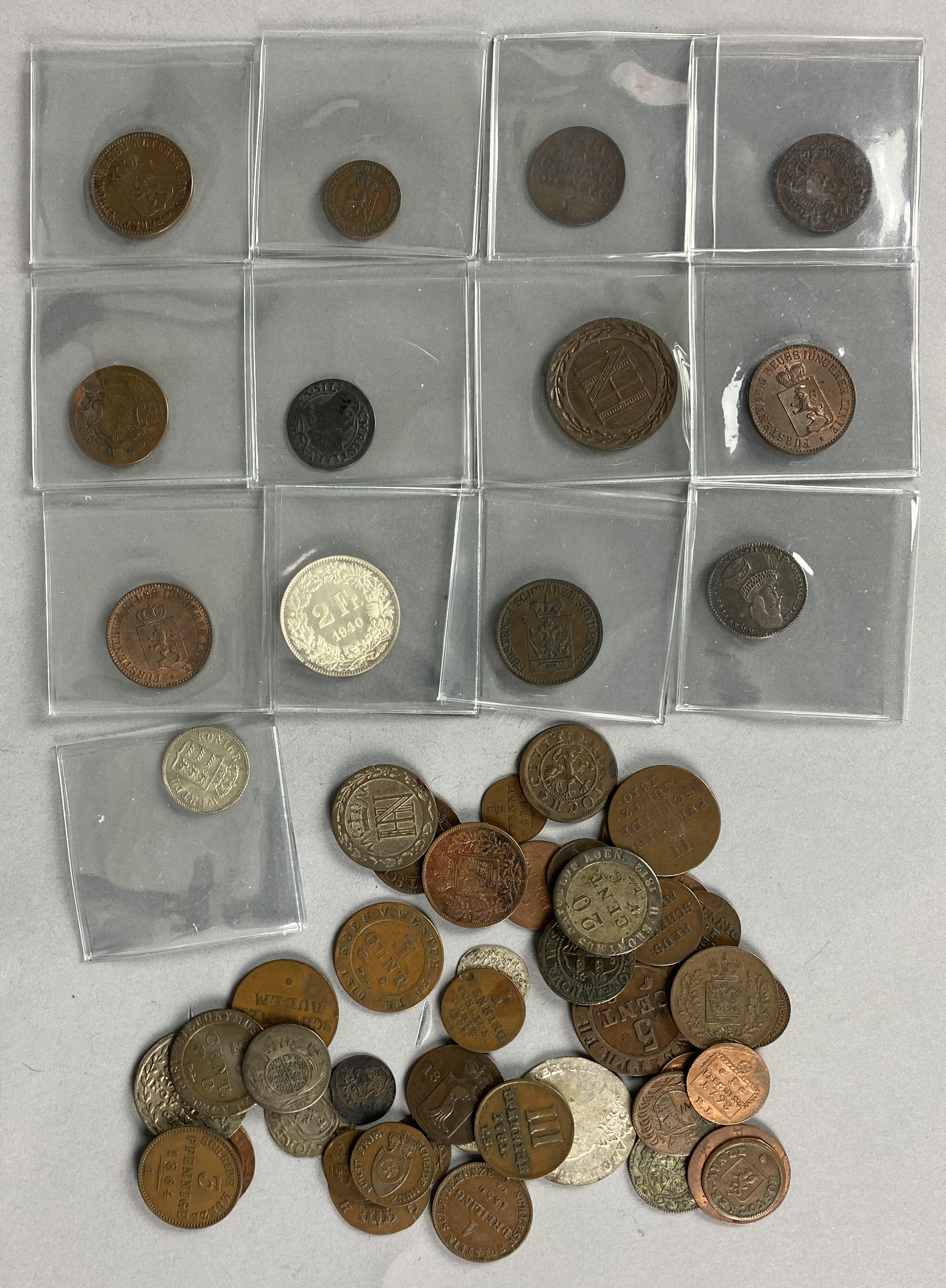 WORLD. Germany. Lot of sixty (60) mostly base metal issues. | Classical ...