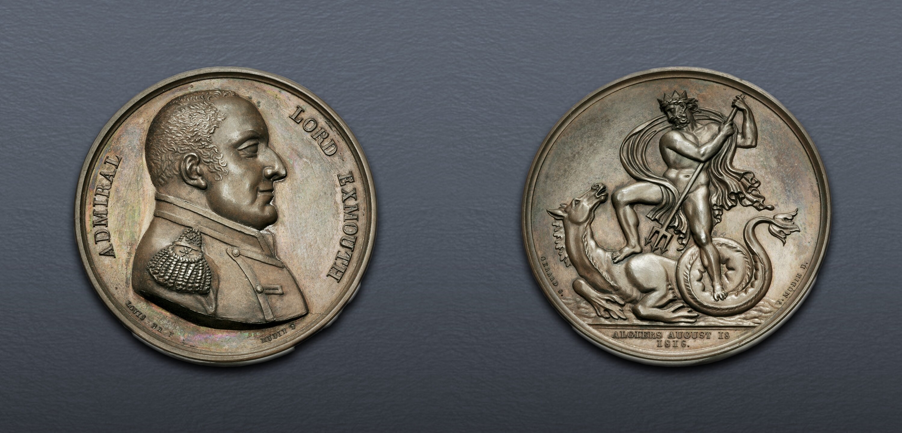HANOVER. temp. George III. 1760-1820. Æ Medal (41.5mm, 36.51 g, 12h ...