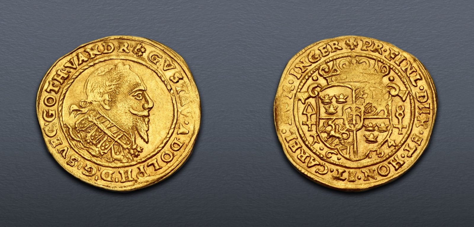 GERMANY, Erfurt (Swedish occupation). Gustav II Adolf. 1611-1632. AV ...