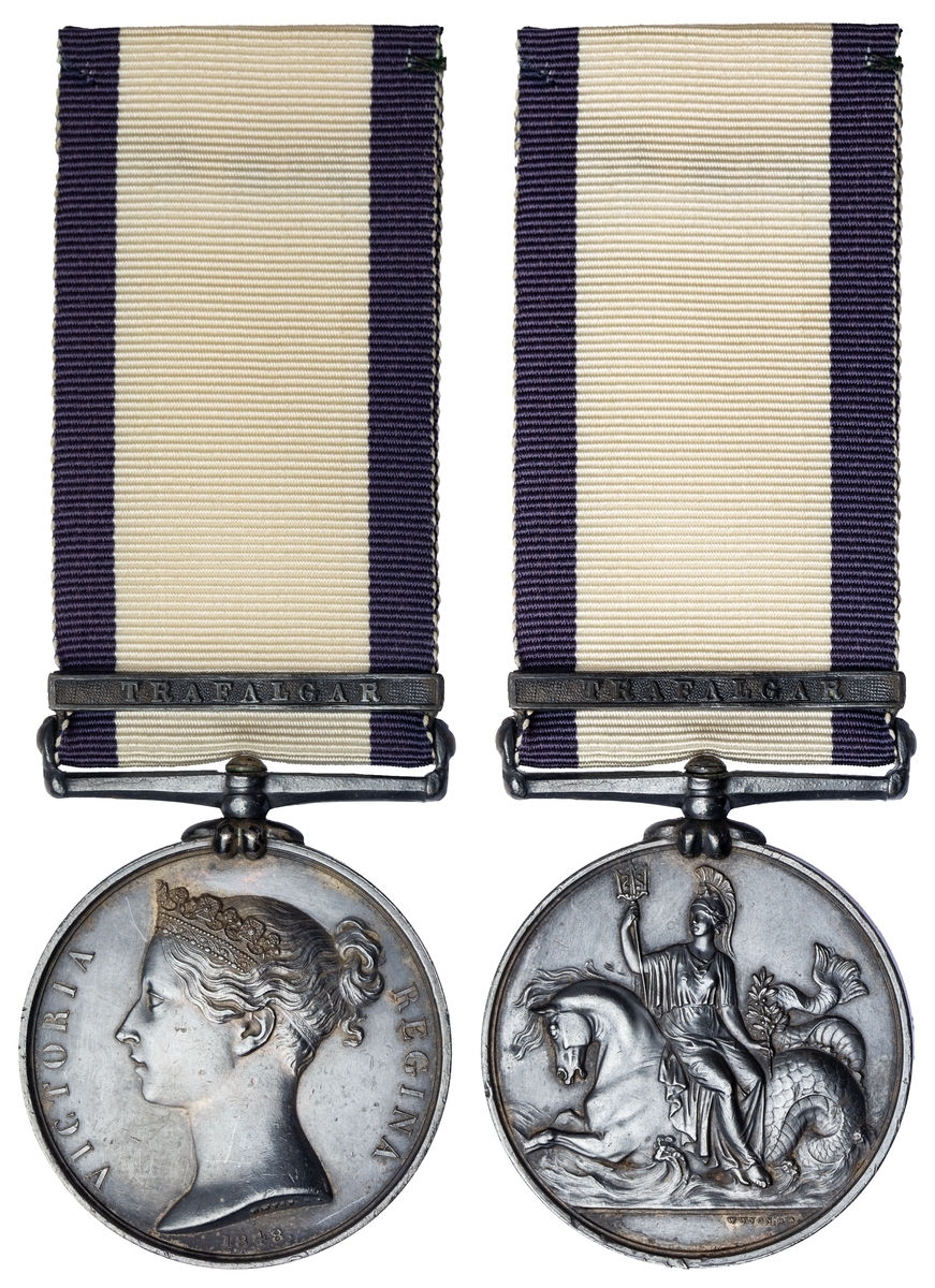 A NAVAL GENERAL SERVICE MEDAL FOR TRAFALGAR | Spink