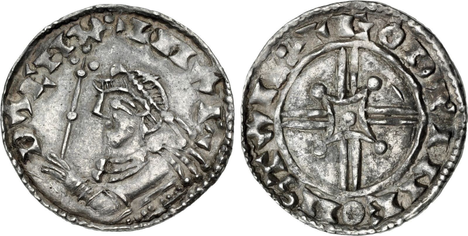 ANGLO-SAXON, Kings of All England. Harthacnut. 1035-1042. AR Penny ...