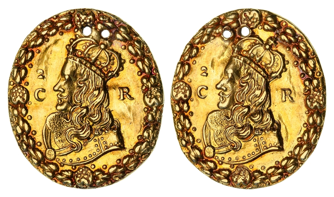 SIR FRANCIS WINNINGTON'S ROYAL GOLD BADGE FROM THE REIGN OF CHARLES II ...