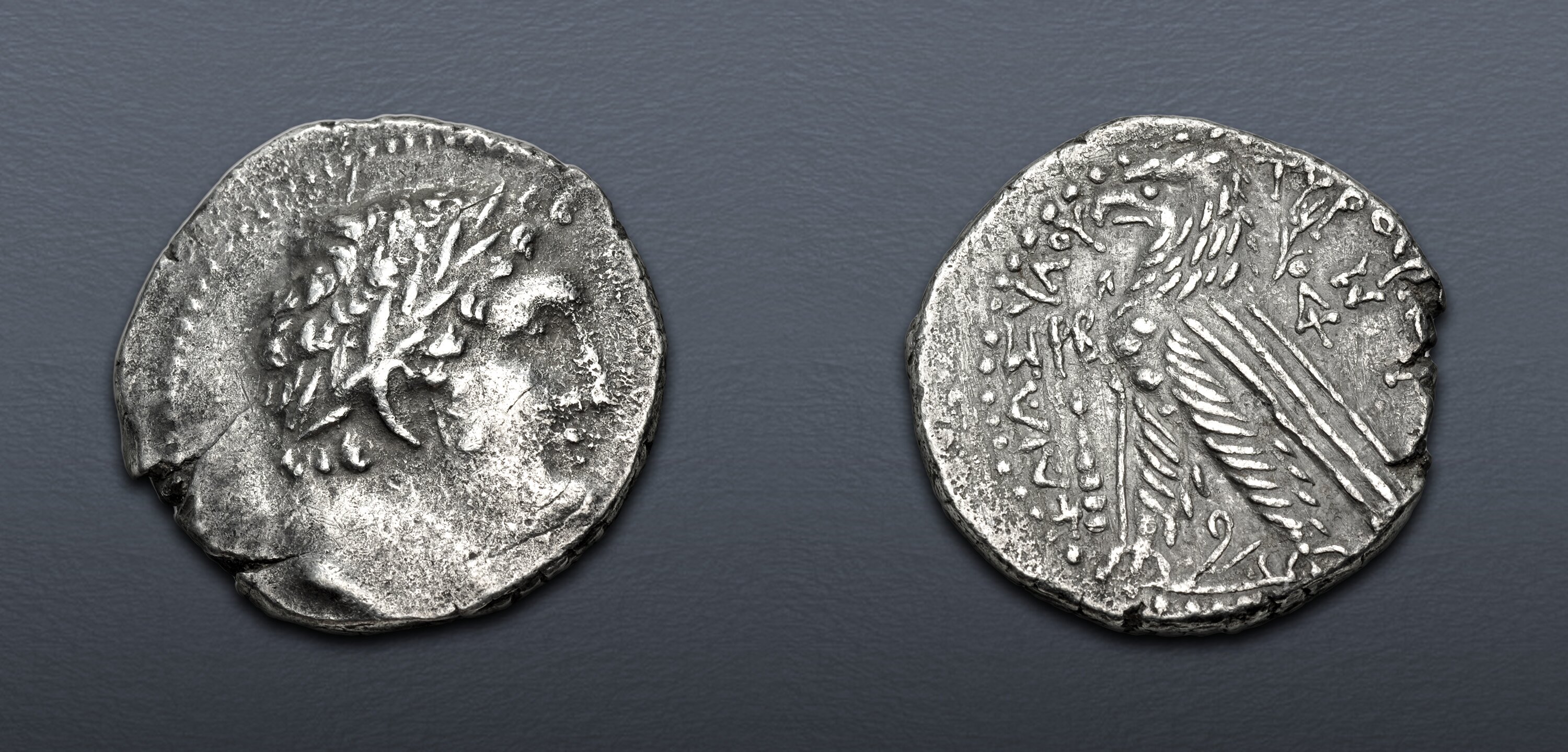 PHOENICIA, Tyre. 126/5 BC-AD 65/6. AR Shekel (26.5mm, 13.97 g, 1h ...