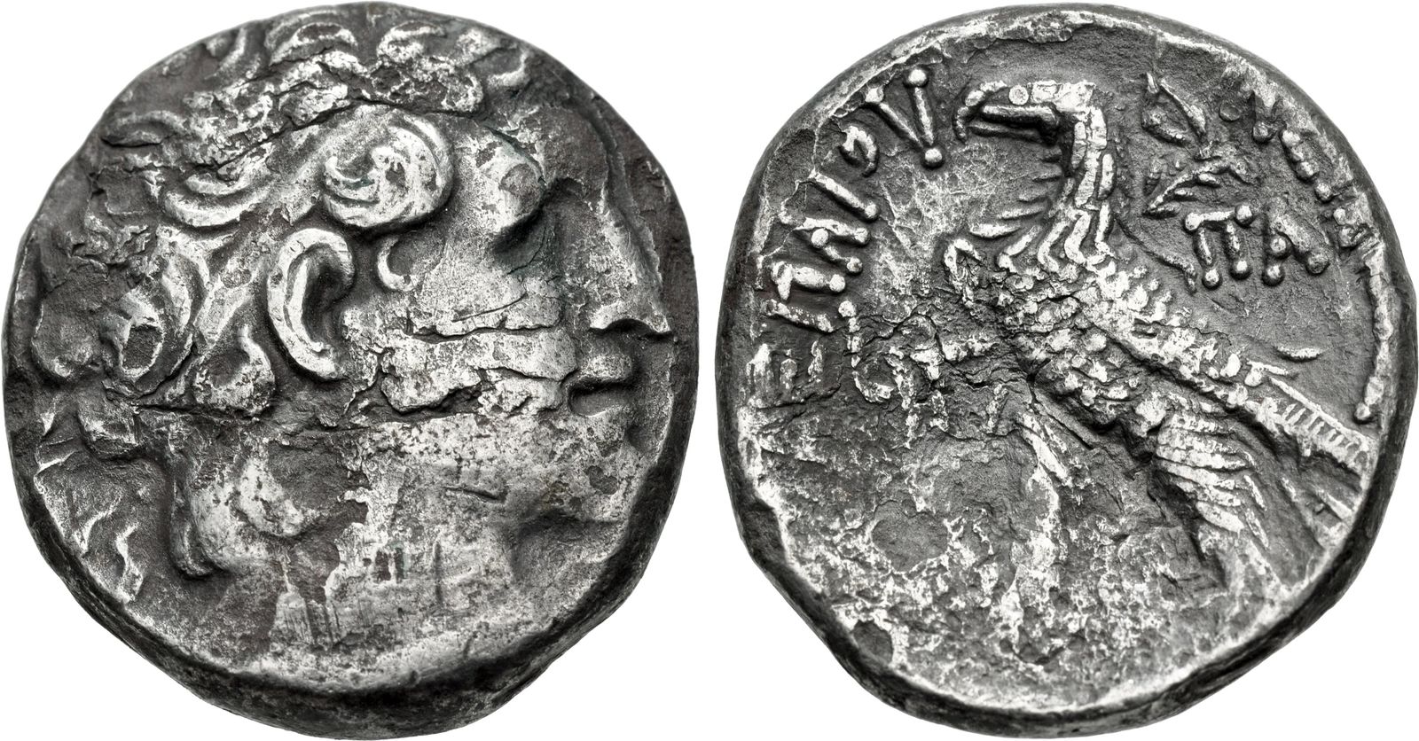 PTOLEMAIC KINGS of EGYPT. Kleopatra VII Thea Neotera. 51-30 BC. AR ...