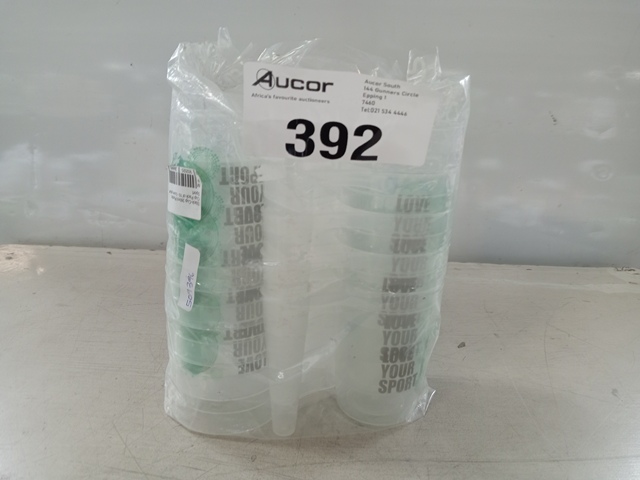 STACK-CUP 360ML PLASTIC CUP PACK OF 10 - LOVE YOUR SPORT - 10 PACK - | Aucor