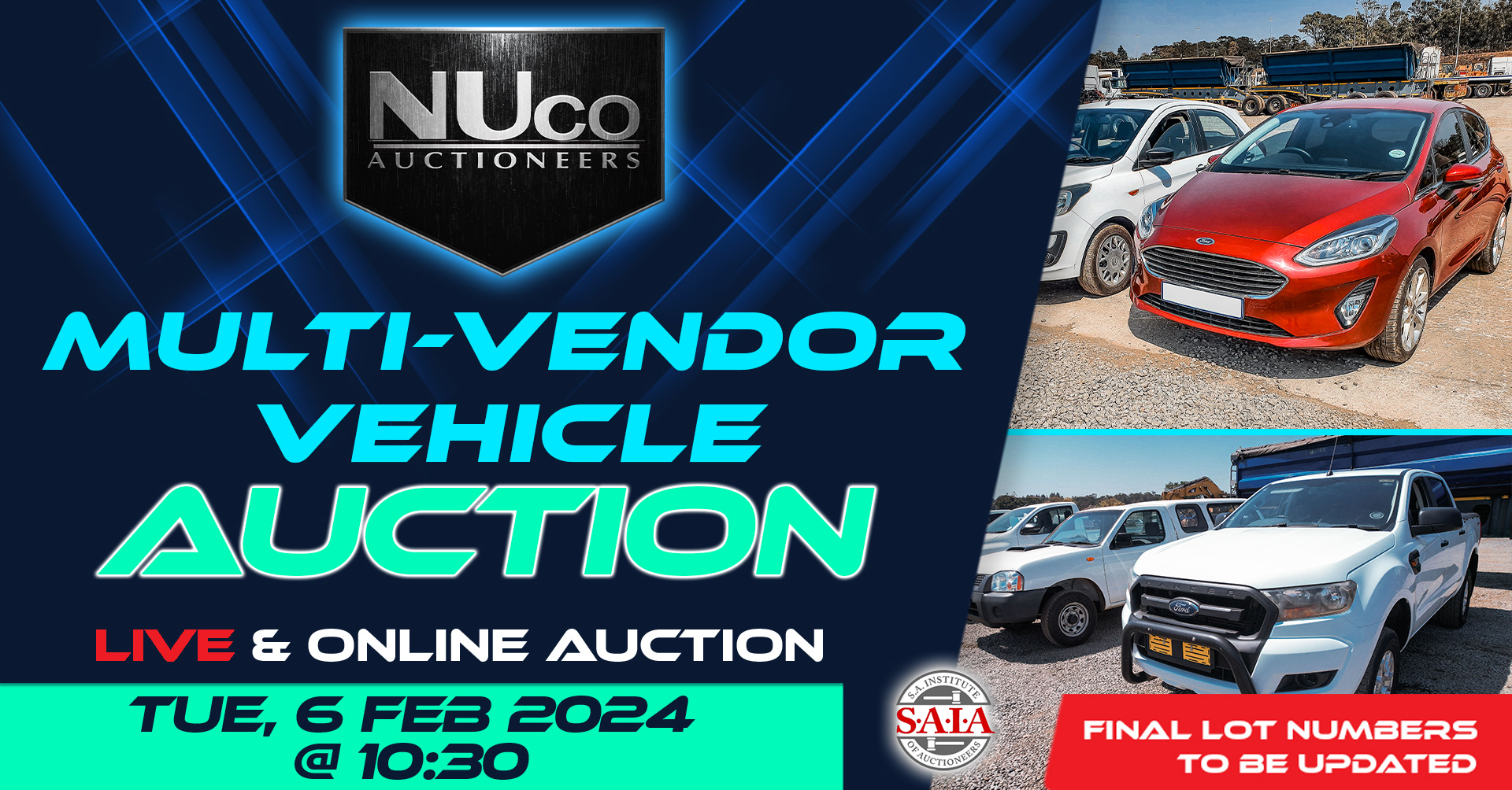 Upcoming Auctions | NUco Auctioneers