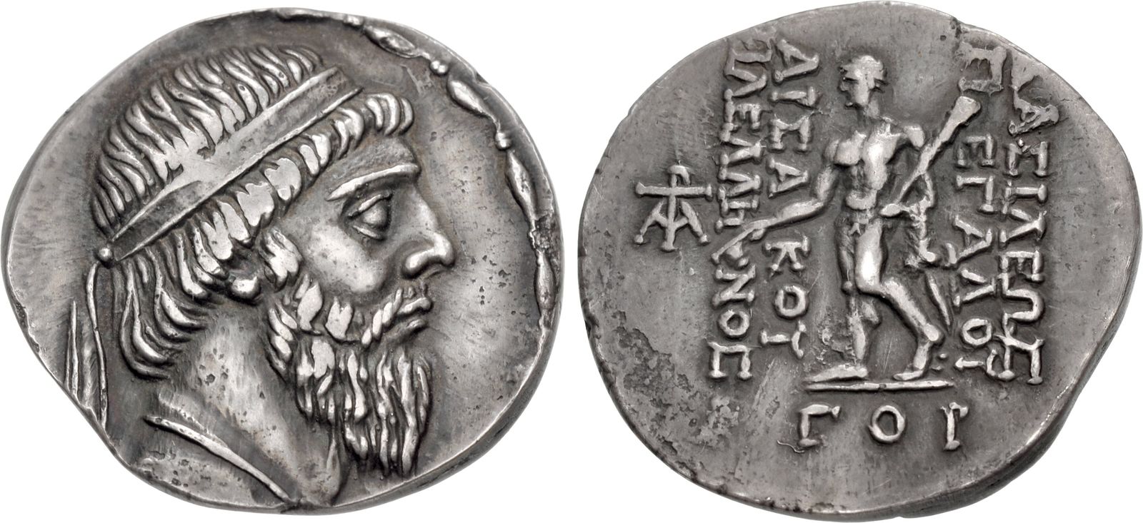 REPRODUCTIONS, KINGS of PARTHIA. Mithradates I. 165-132 BC. Cast “AR ...