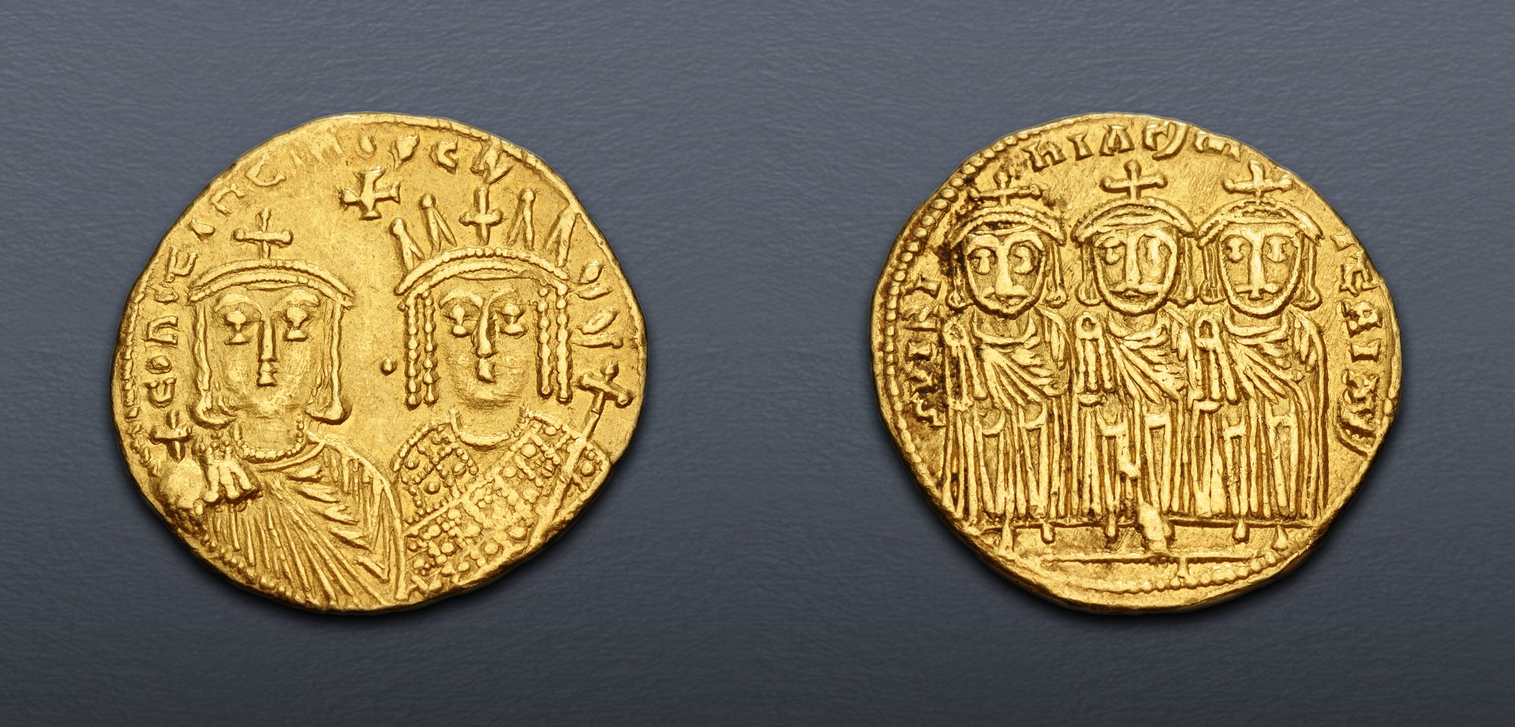 Constantine VI & Irene, with Leo III, Constantine V, and Leo IV. 780 ...