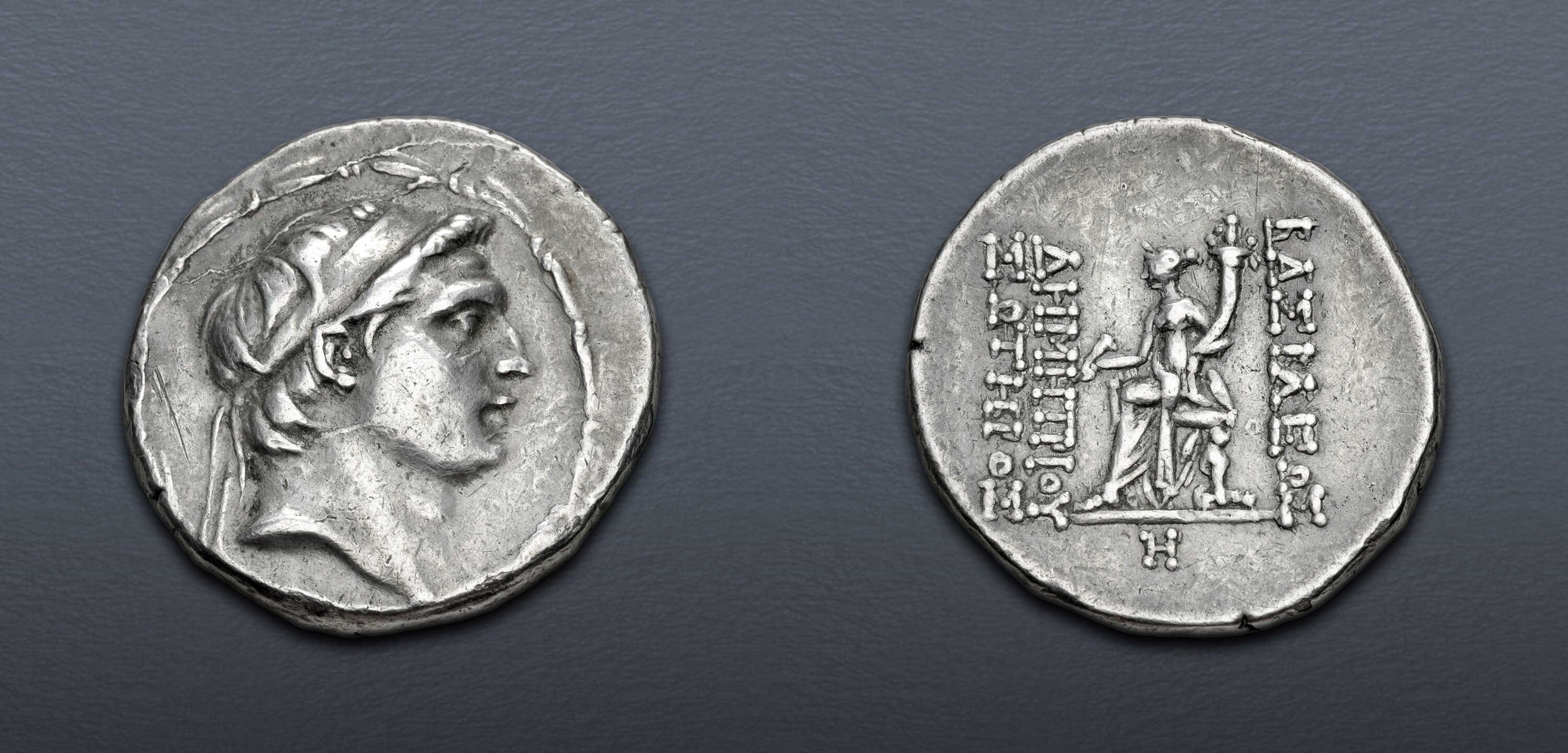 SELEUKID EMPIRE. Demetrios I Soter. 162-150 BC. AR Tetradrachm (29.5mm ...
