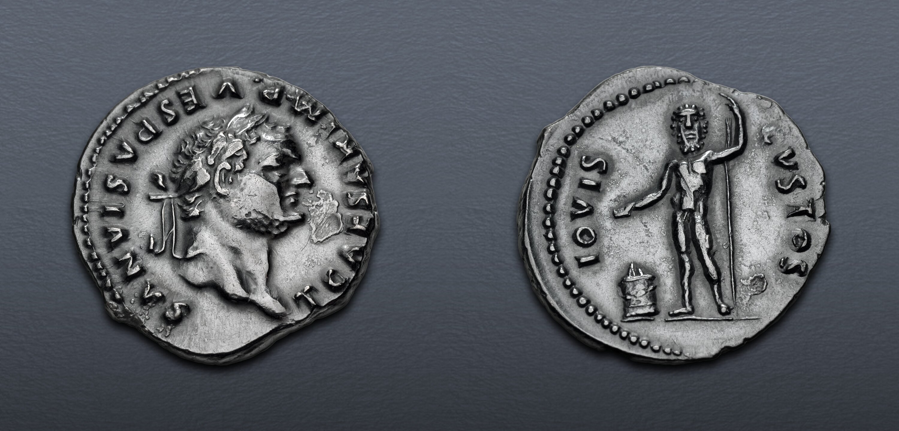 Titus. As Caesar, AD 69-79. AR Denarius (18.5mm, 2.86 g, 6h). Rome mint ...