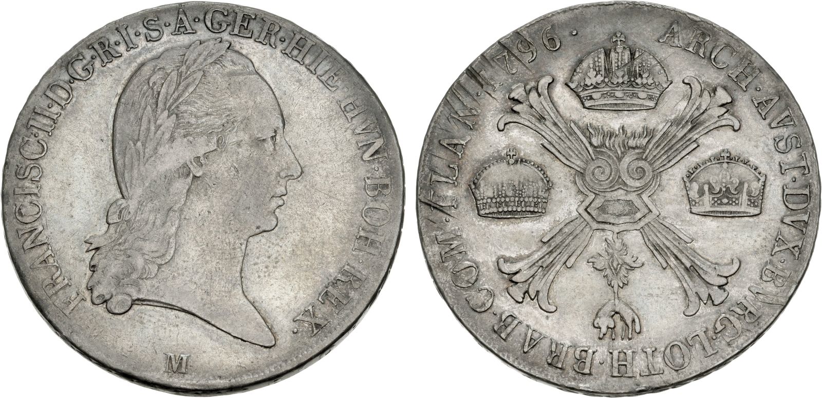 AUSTRIA, Holy Roman Empire. Franz II. Emperor, 1792-1806. AR ...