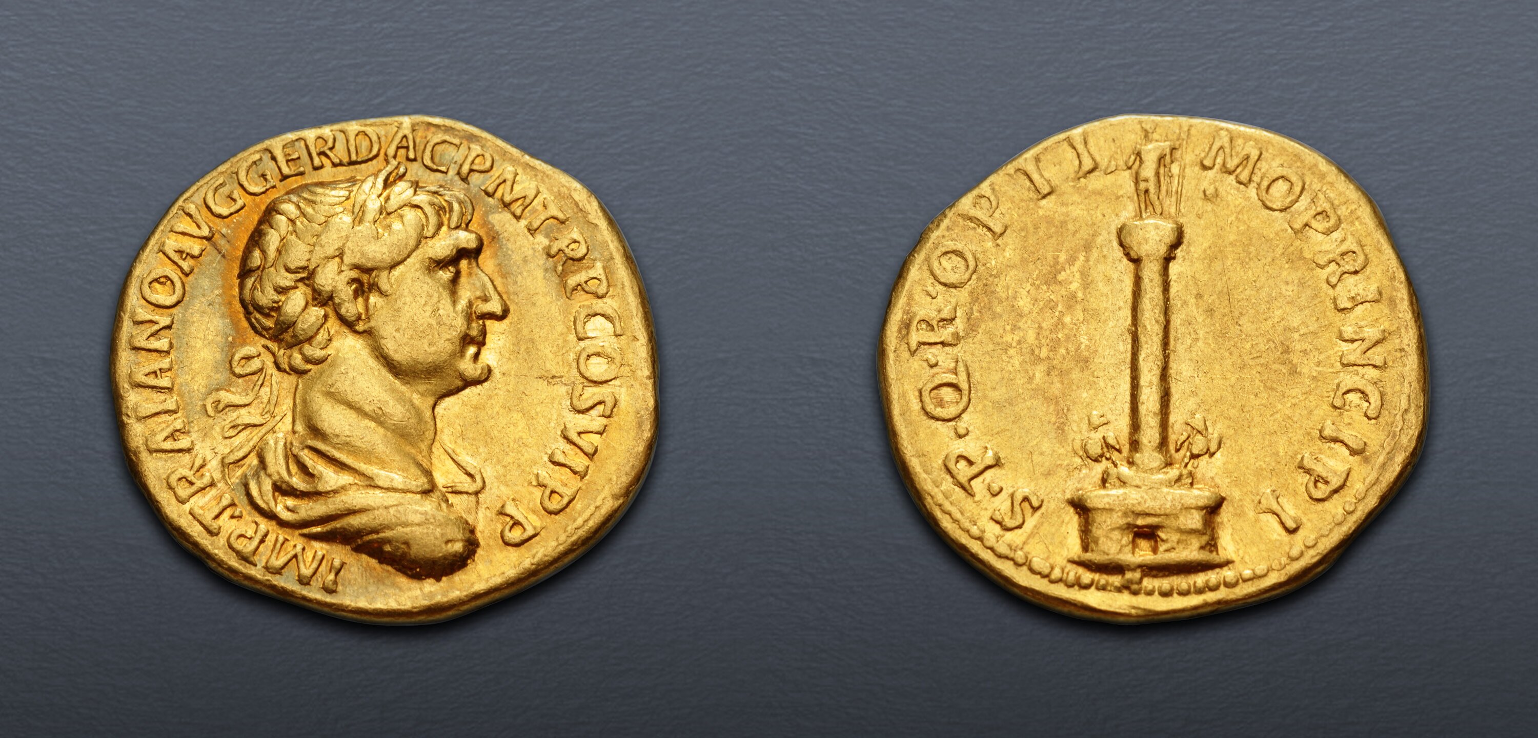 Trajan. AD 98-117. AV Aureus (19.5mm, 7.11 g, 6h). Rome mint. Struck ...