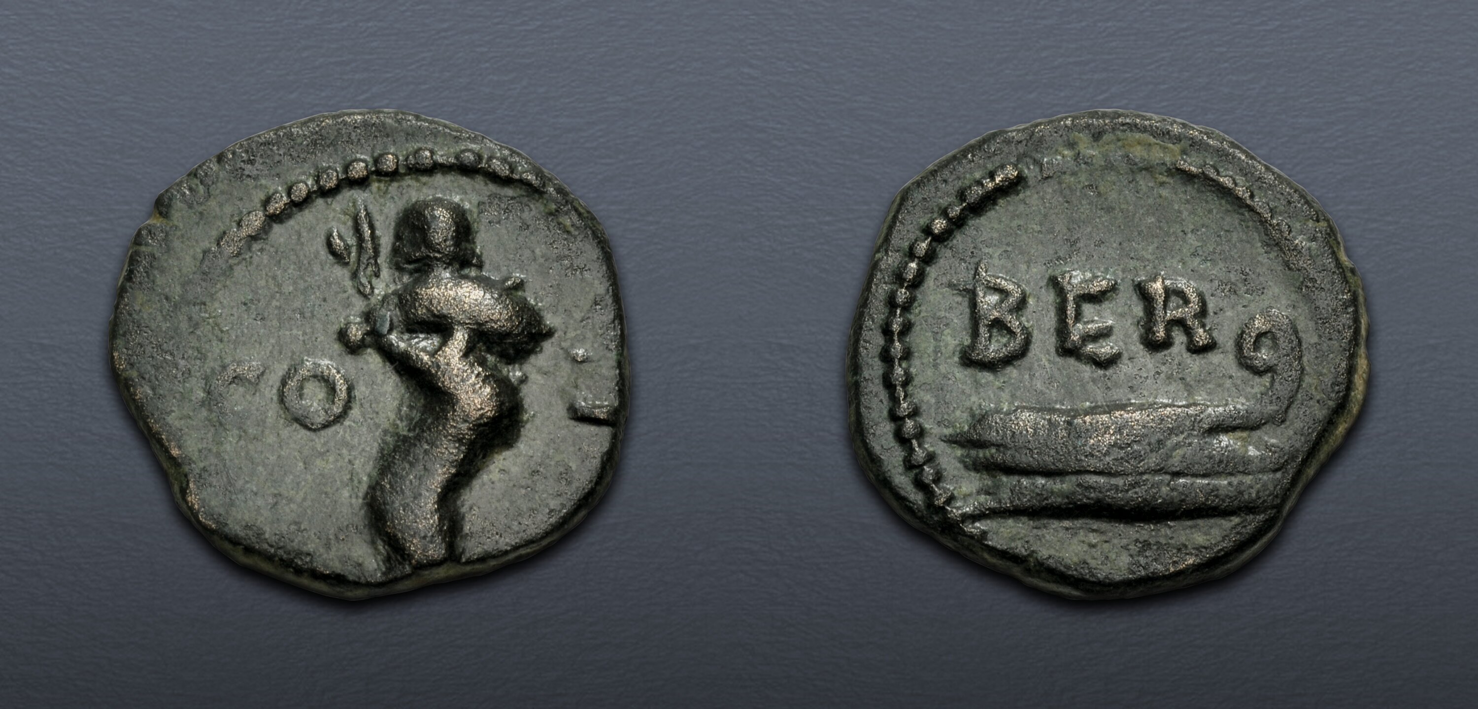 PHOENICIA, Berytus. 2nd century AD. Æ (14mm, 2.01 g, 12h). VF ...