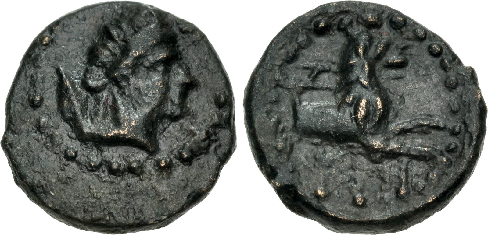 KINGS of GALATIA. Amyntas. 36-25 BC. Æ (15mm, 2.82 g, 1h). Kremna in ...