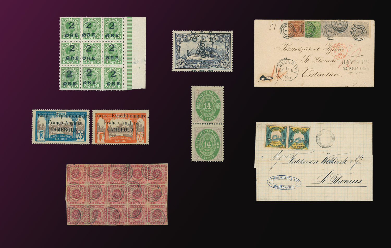 23024 - The Caroe Family Collections of Cameroons, Faroe Islands ...