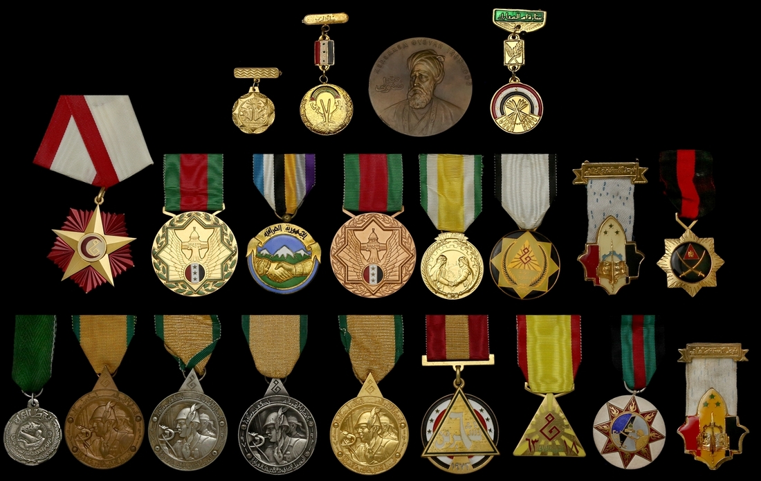 Iraq, Republic, a good selection of medals, including Labour Medal ...