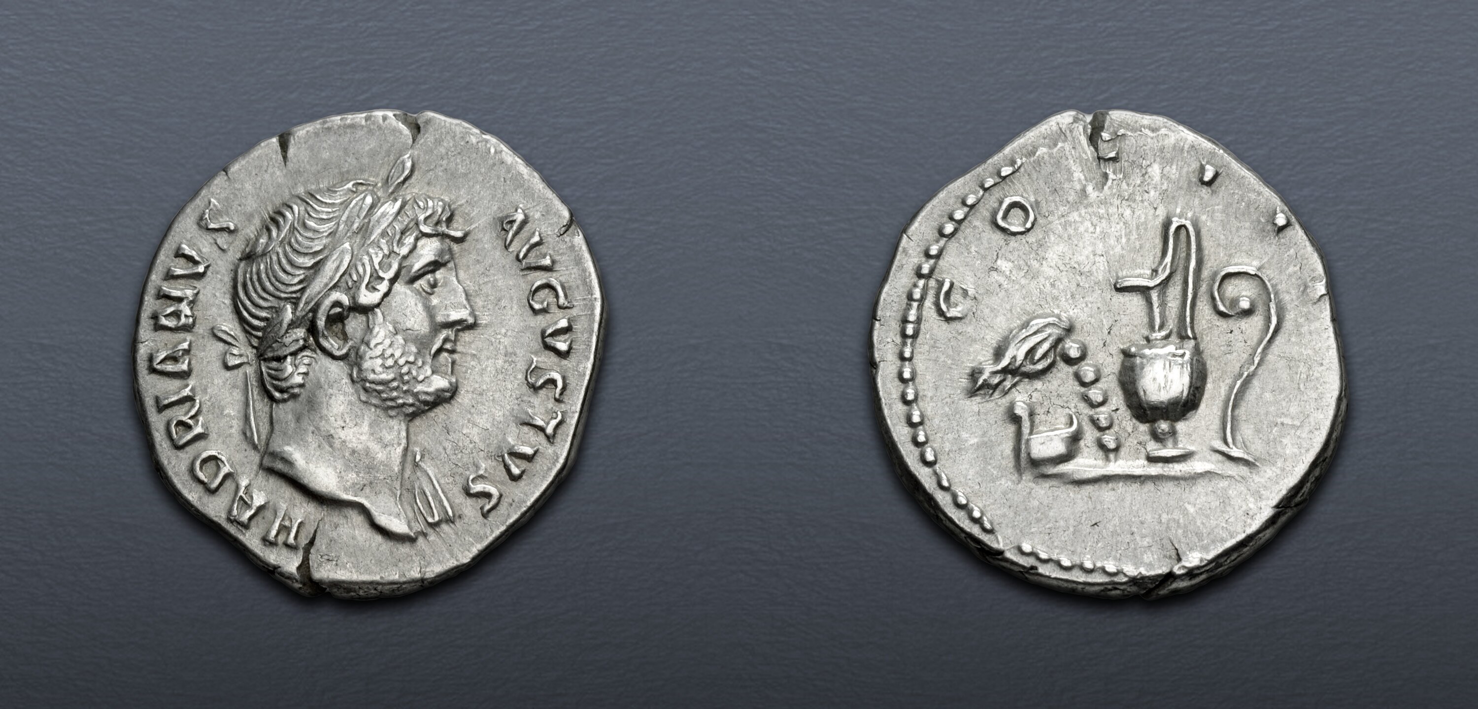 Hadrian. AD 117-138. AR Denarius (18mm, 3.24 g, 6h). Rome mint. Struck circa AD 125-126/7. Near ...