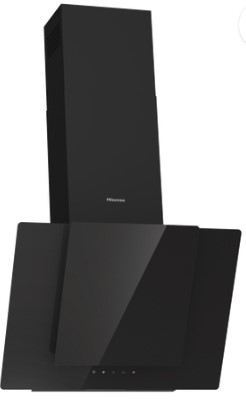 HISENSE 60CM STAINLESS STEEL CHIMNEY COOKERHOOD - BLACK | Aucor