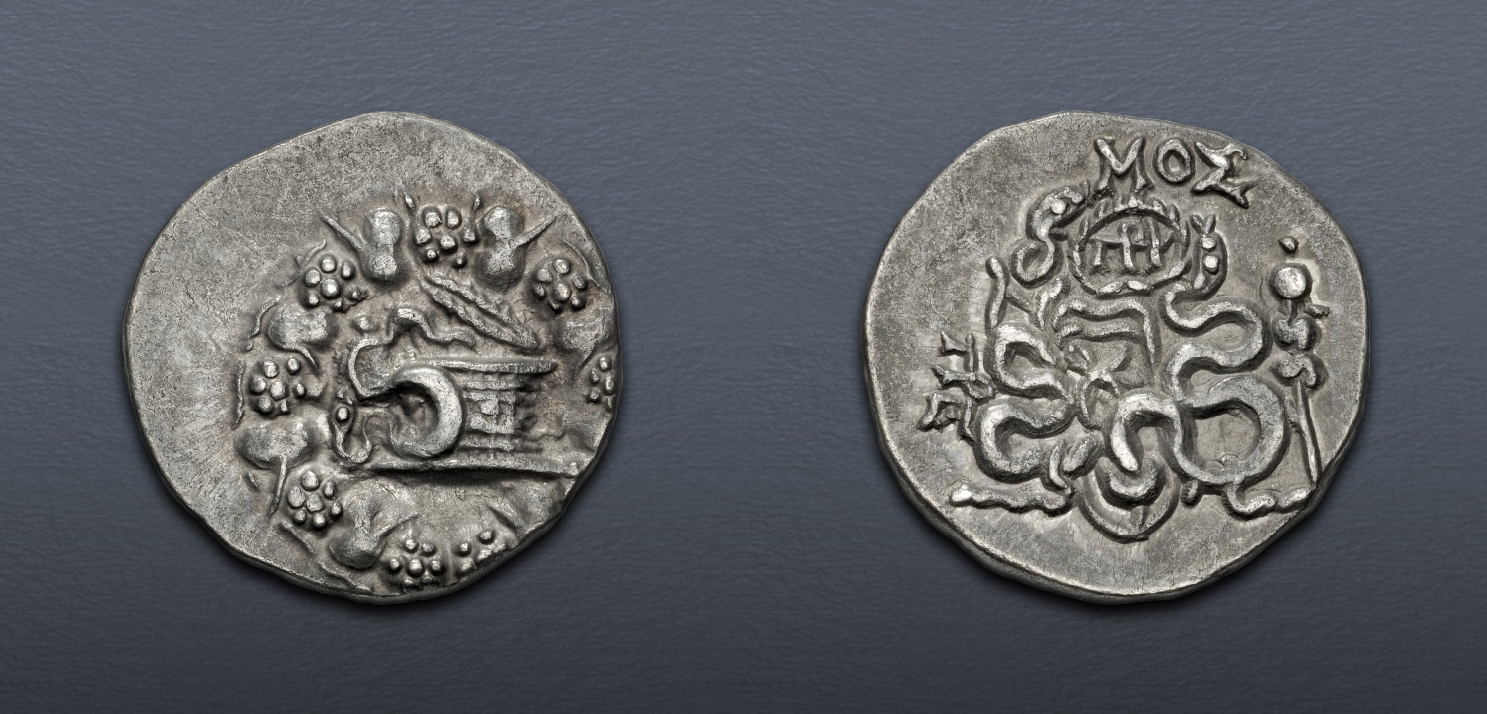 MYSIA, Pergamon. Circa 166-67 BC. AR Tetradrachm (26.5mm, 12.18 g, 1h ...