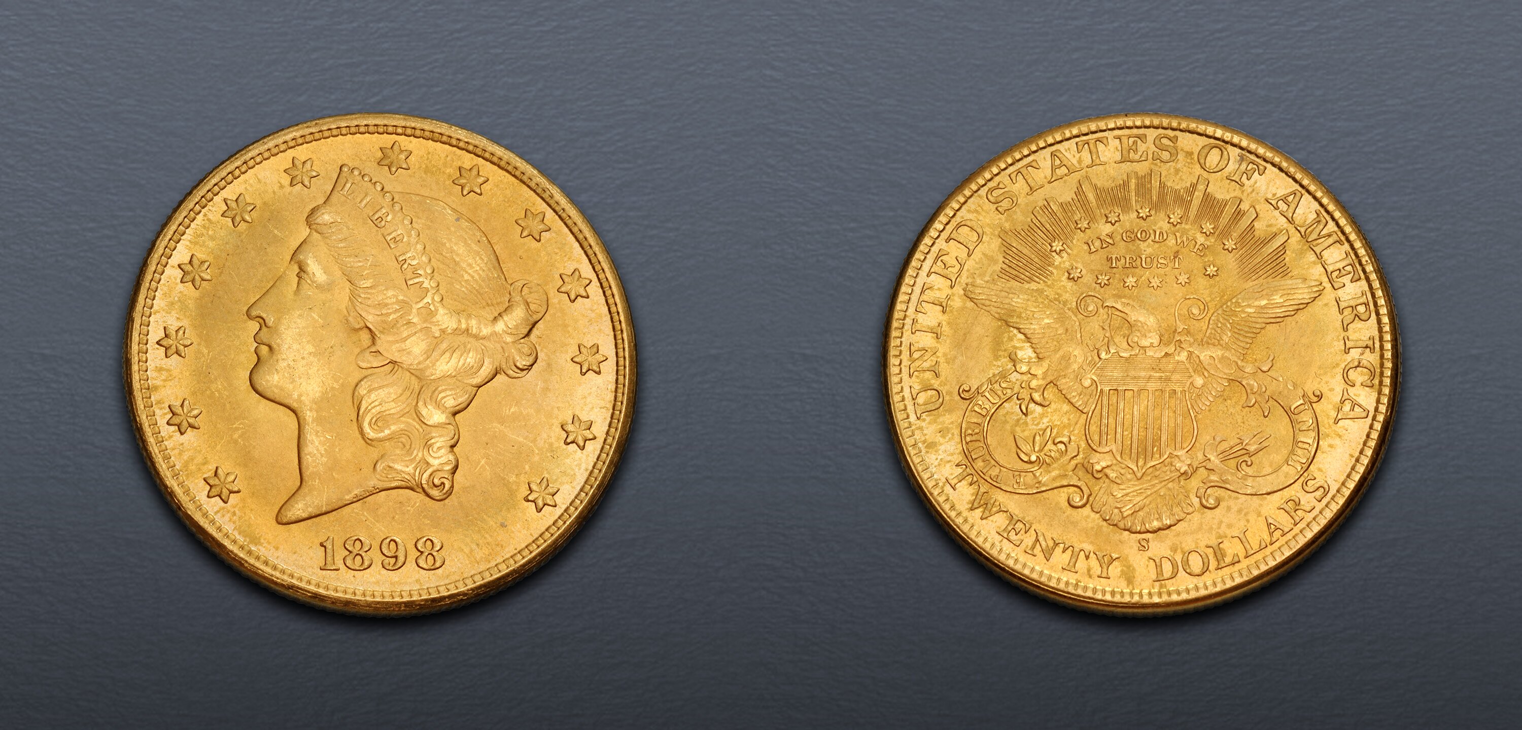 1898-S Liberty Head Double Eagle. Bag marks. AU. | Classical Numismatic ...